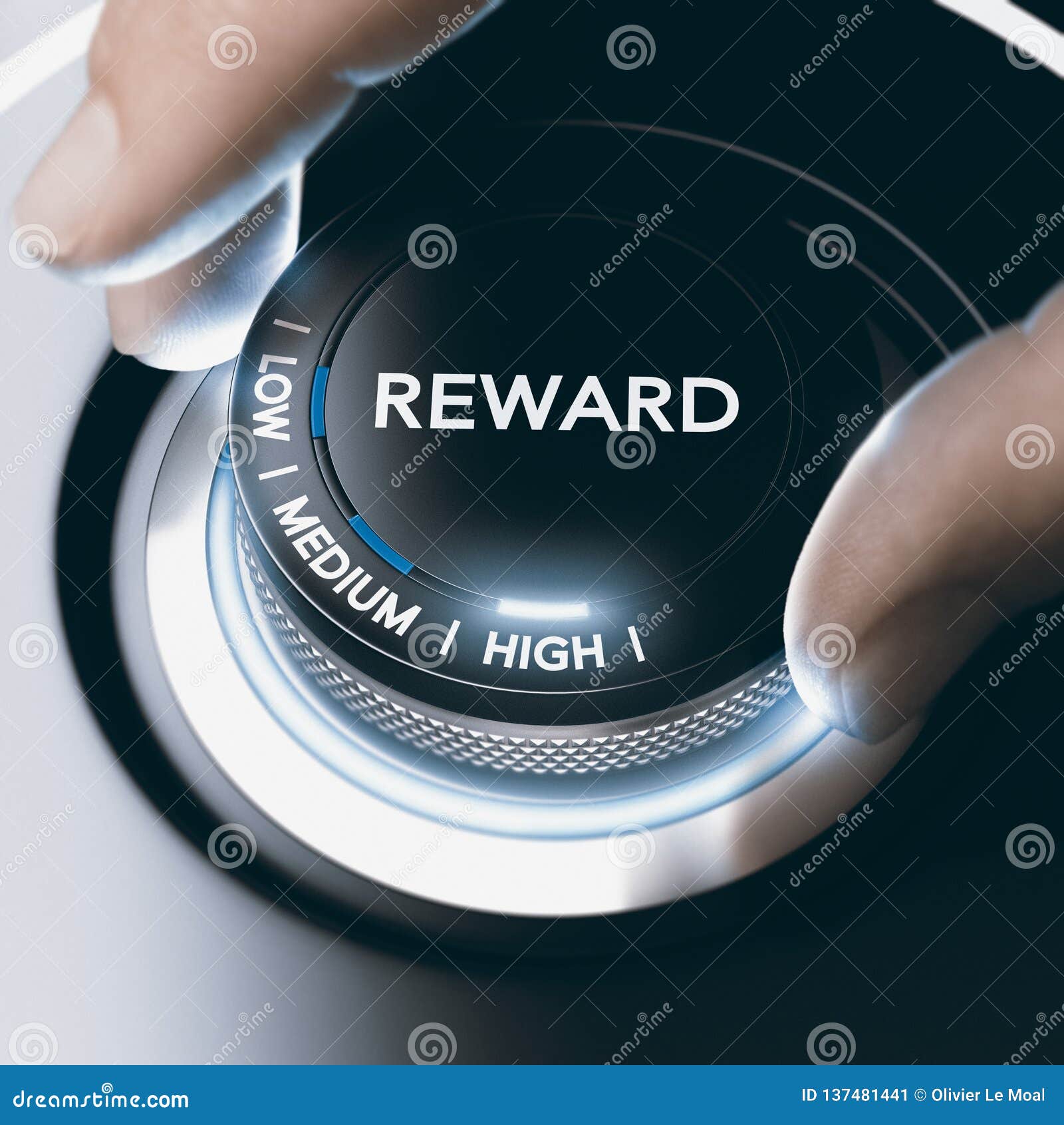 Motivation Concept Reward Program with High Return Stock Image - Image ...