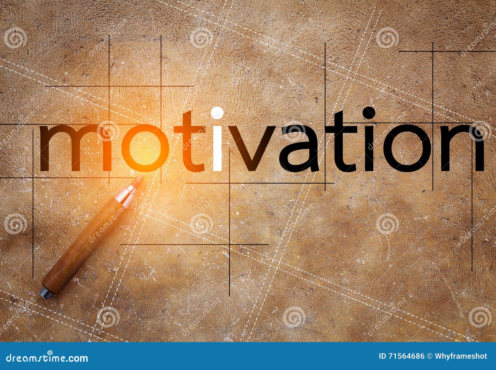Motivation Concept with Text on Brown Background Stock Photo - Image of ...