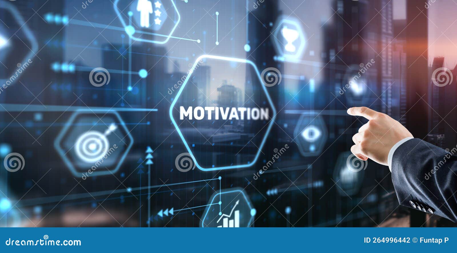 Motivation Finance Development Concept. Achieving Any Goals Stock Photo ...