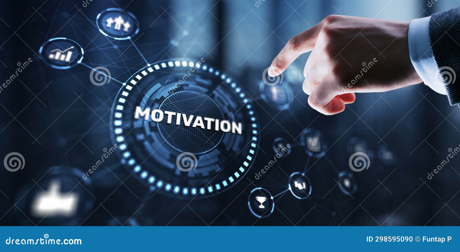 Motivation Finance Development Concept. Achieving Any Goals Stock Photo ...