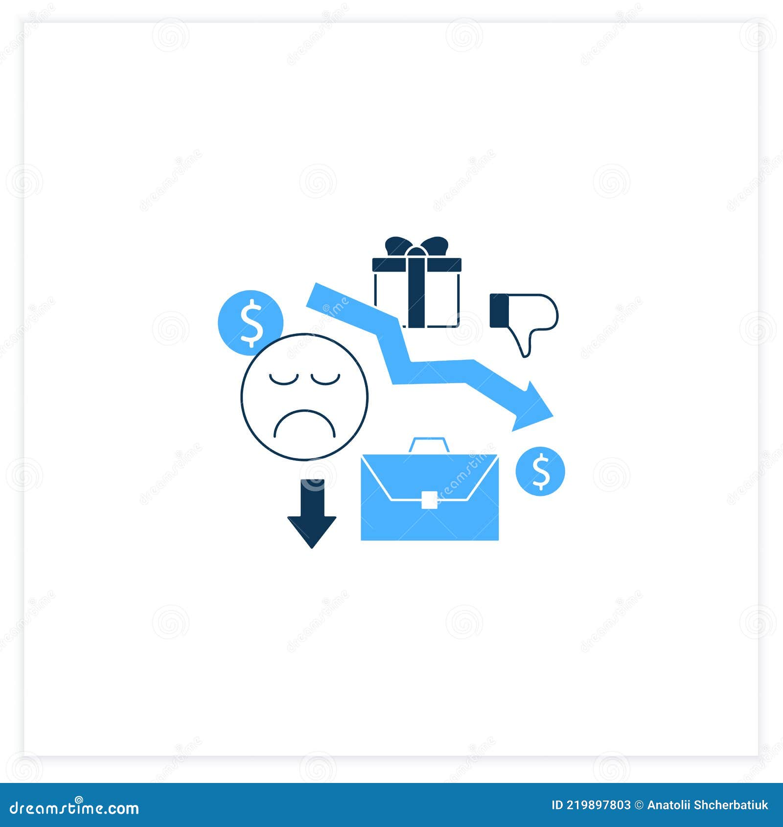 Motivation flat icon stock vector. Illustration of security - 219897803