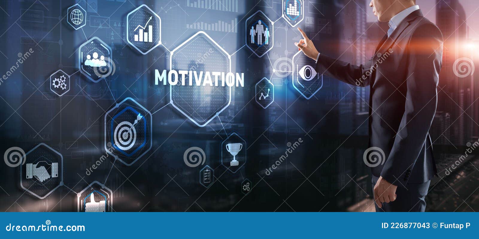 Motivation Personality Development Concept. Achieving Any Goals Stock ...