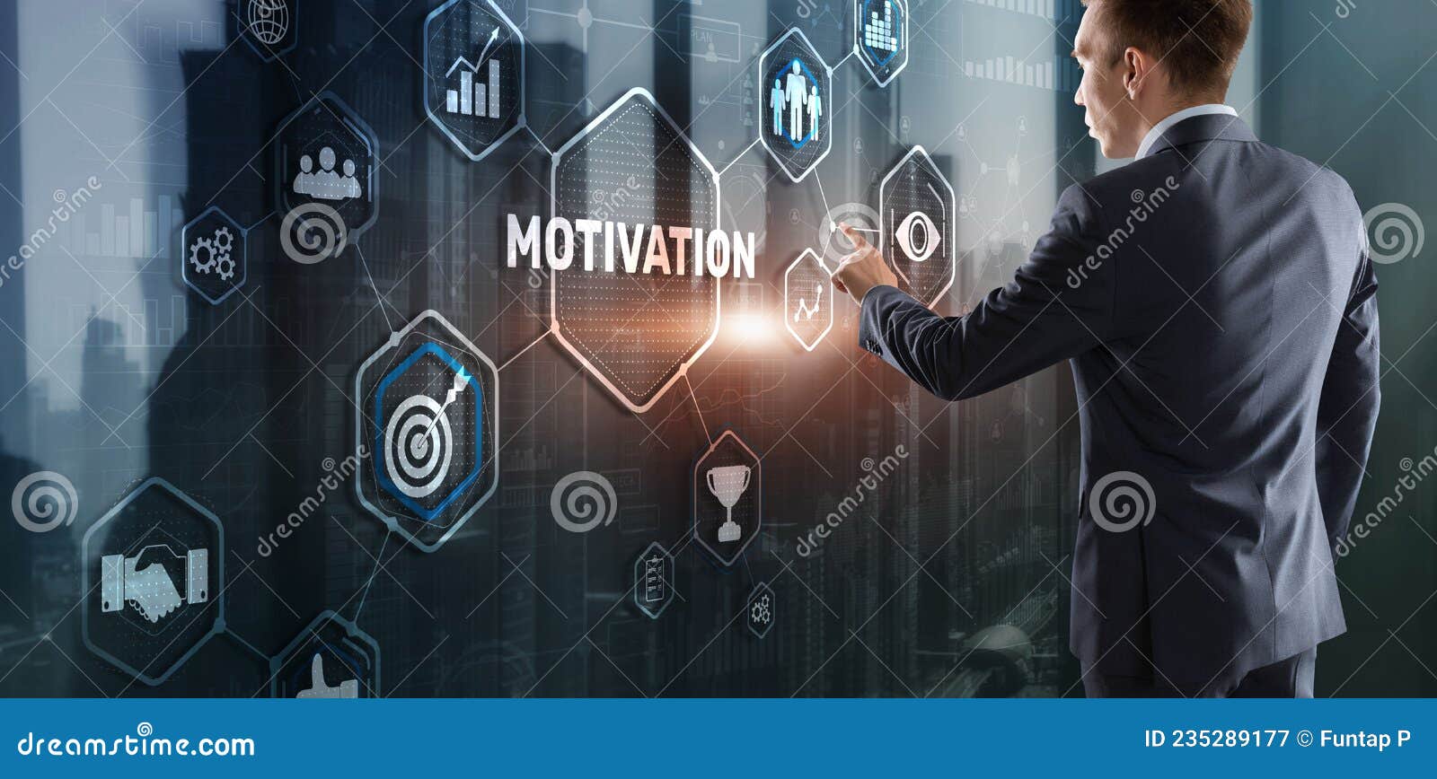 Motivation Personality Development Concept. Achieving Any Goals Stock ...