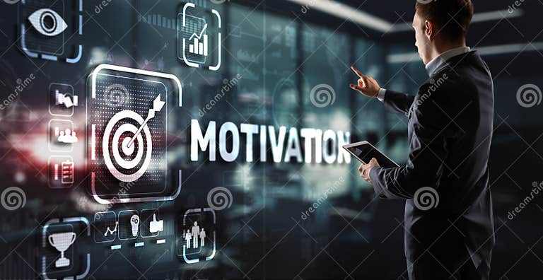 Motivation Personality Development Concept. Achieving Any Goals Stock ...