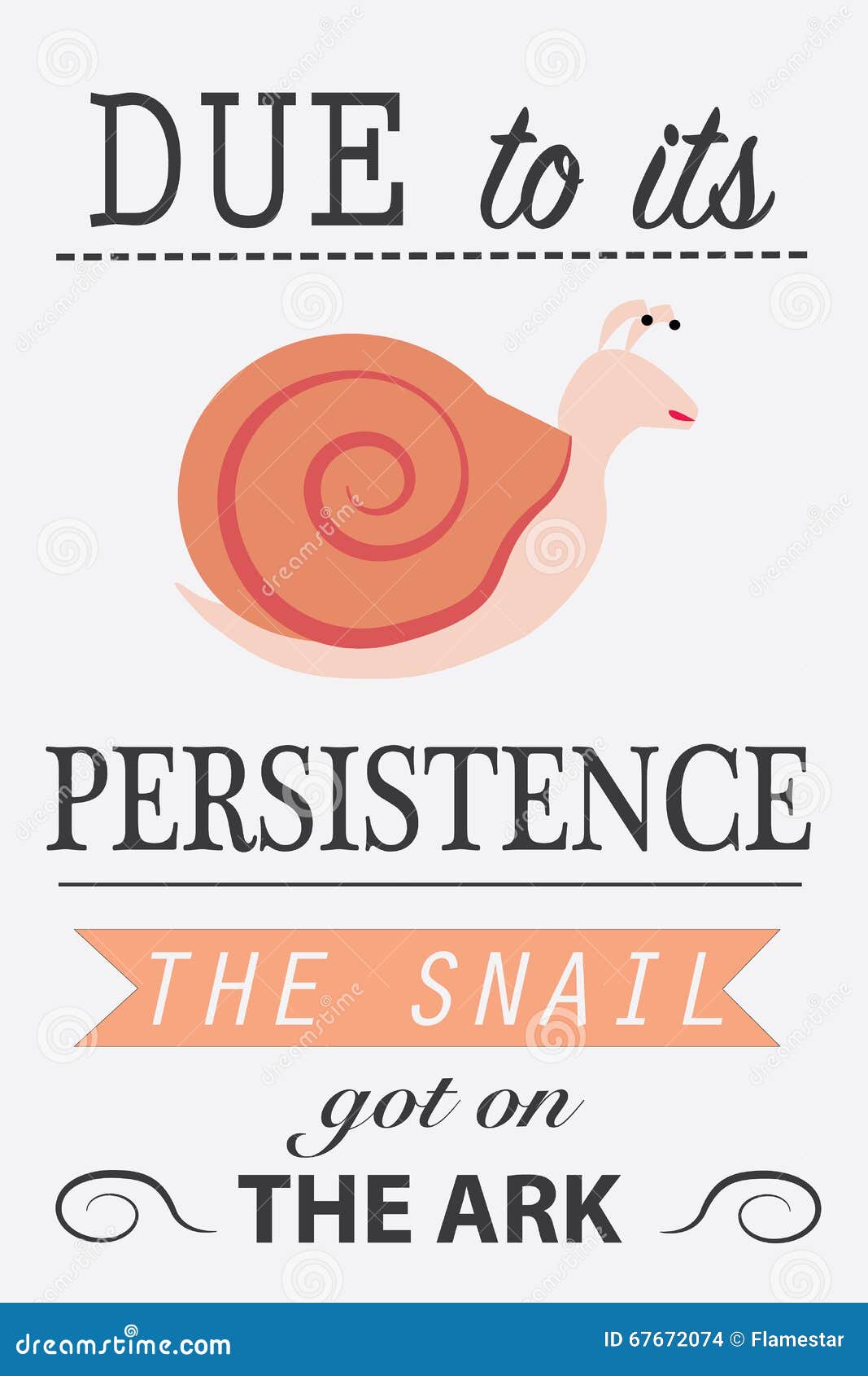 Motivation Picture for Persistence Stock Vector - Illustration of plan ...