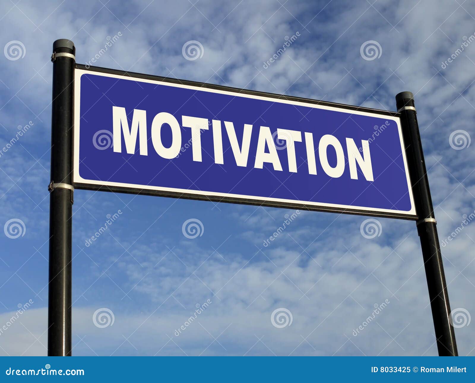 Motivation signpost stock image. Image of concept, roadsign - 8033425