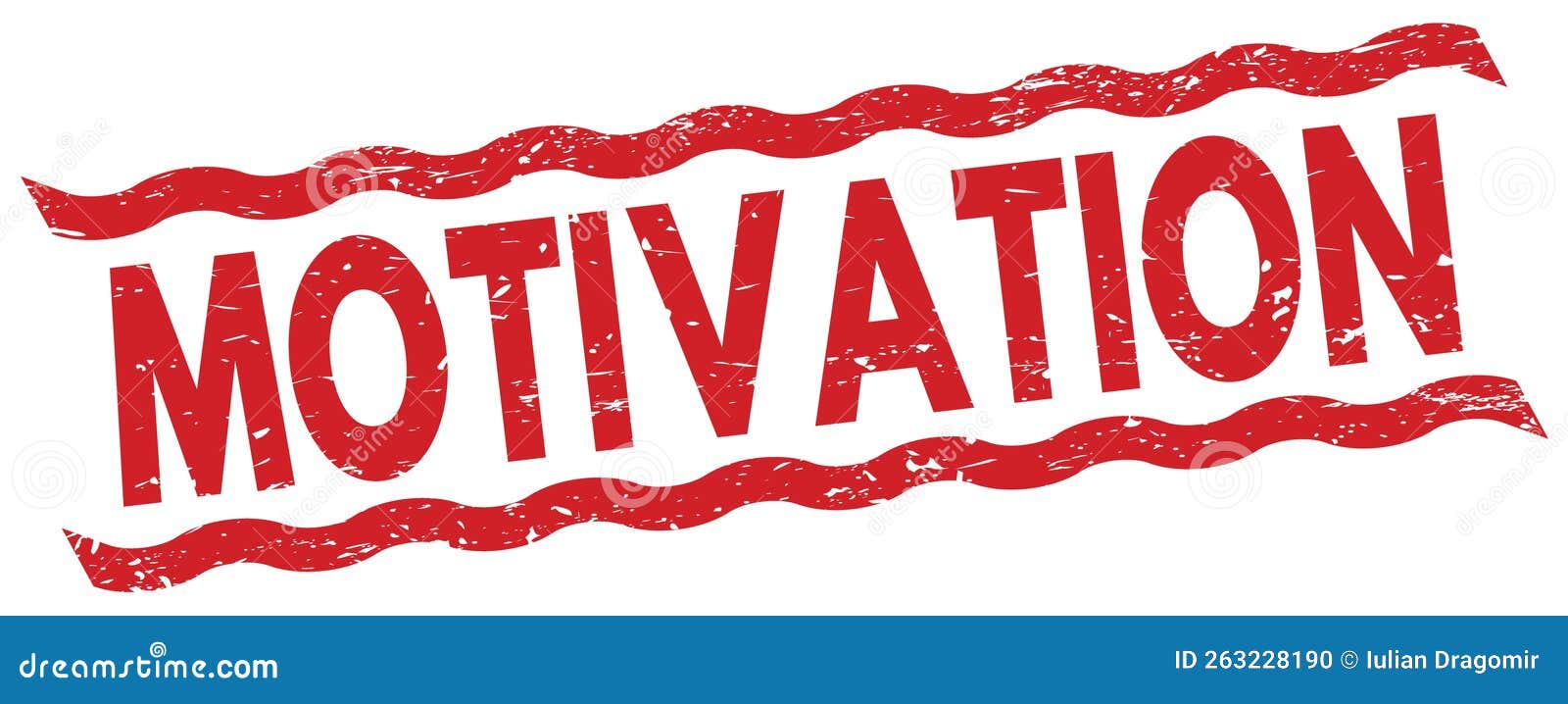 MOTIVATION Text on Red Lines Stamp Sign Stock Illustration ...