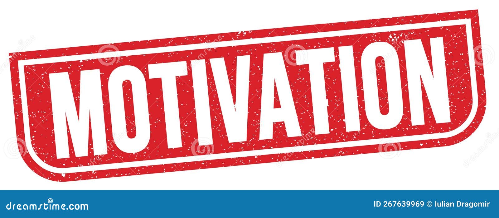 MOTIVATION Text Written on Red Stamp Sign Stock Image - Image of banner ...