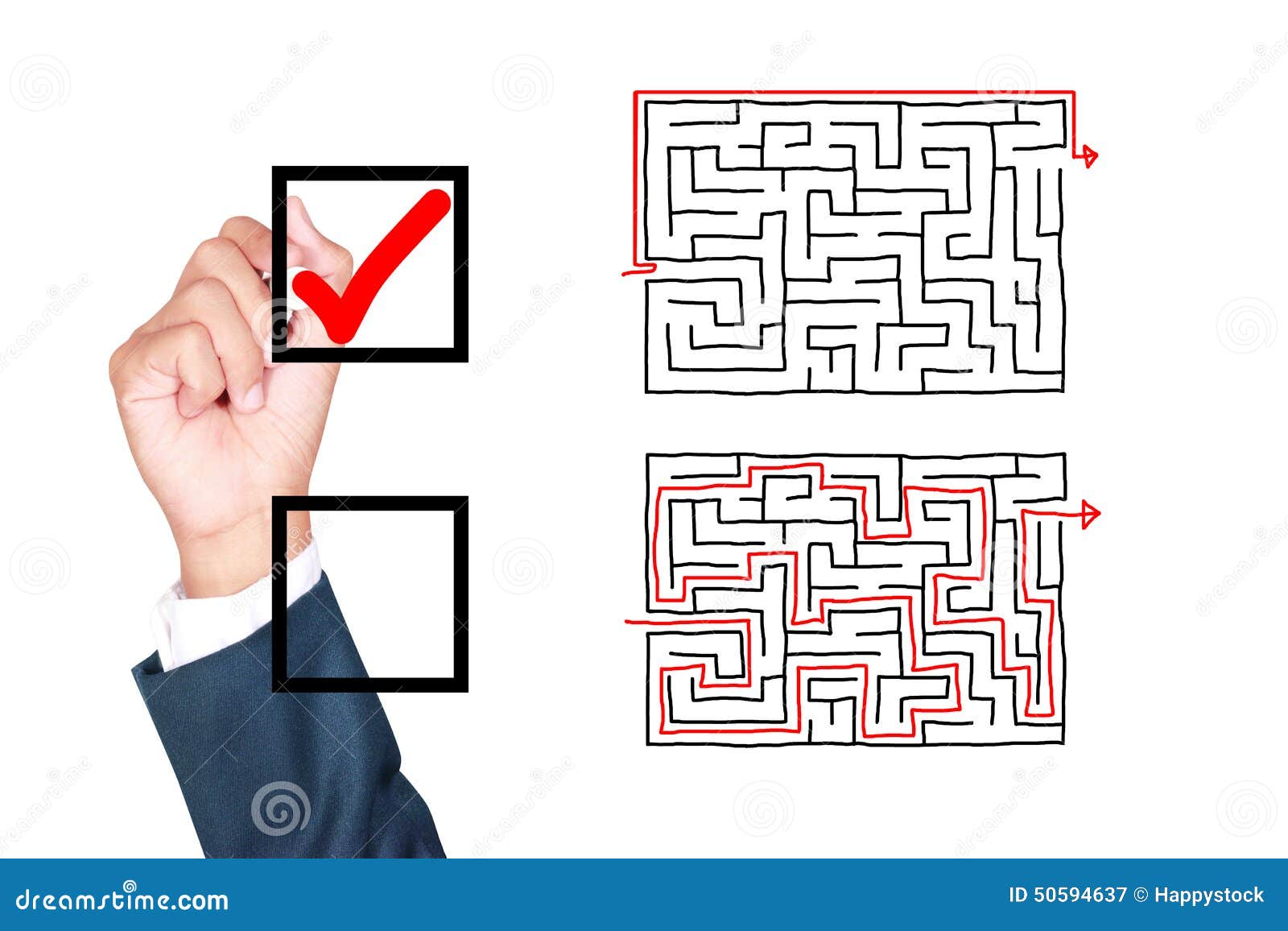 Motivation Think Outside the Box Solution for Success Stock ...