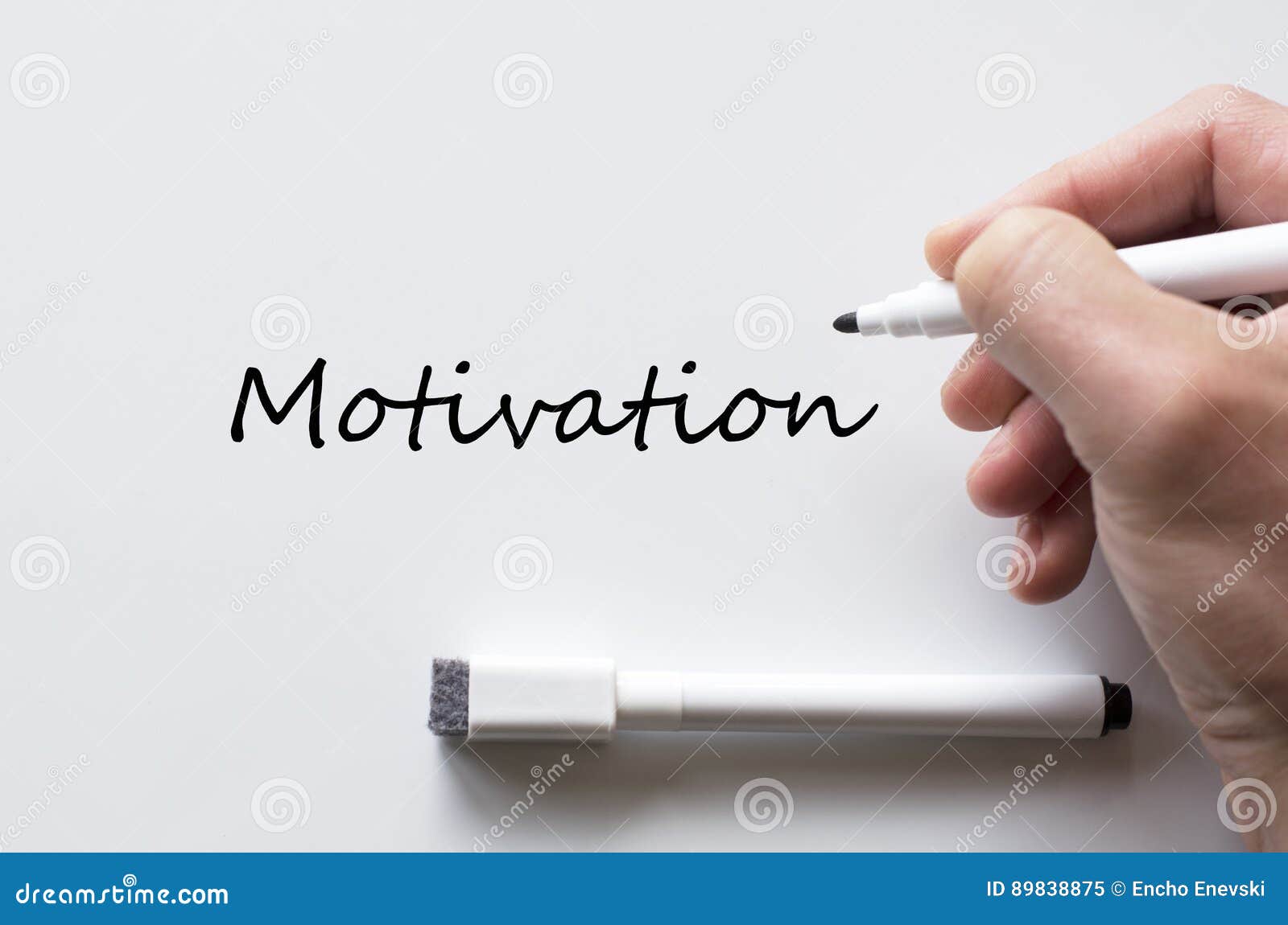 Motivation Written on Whiteboard Stock Image - Image of challenge, hand ...