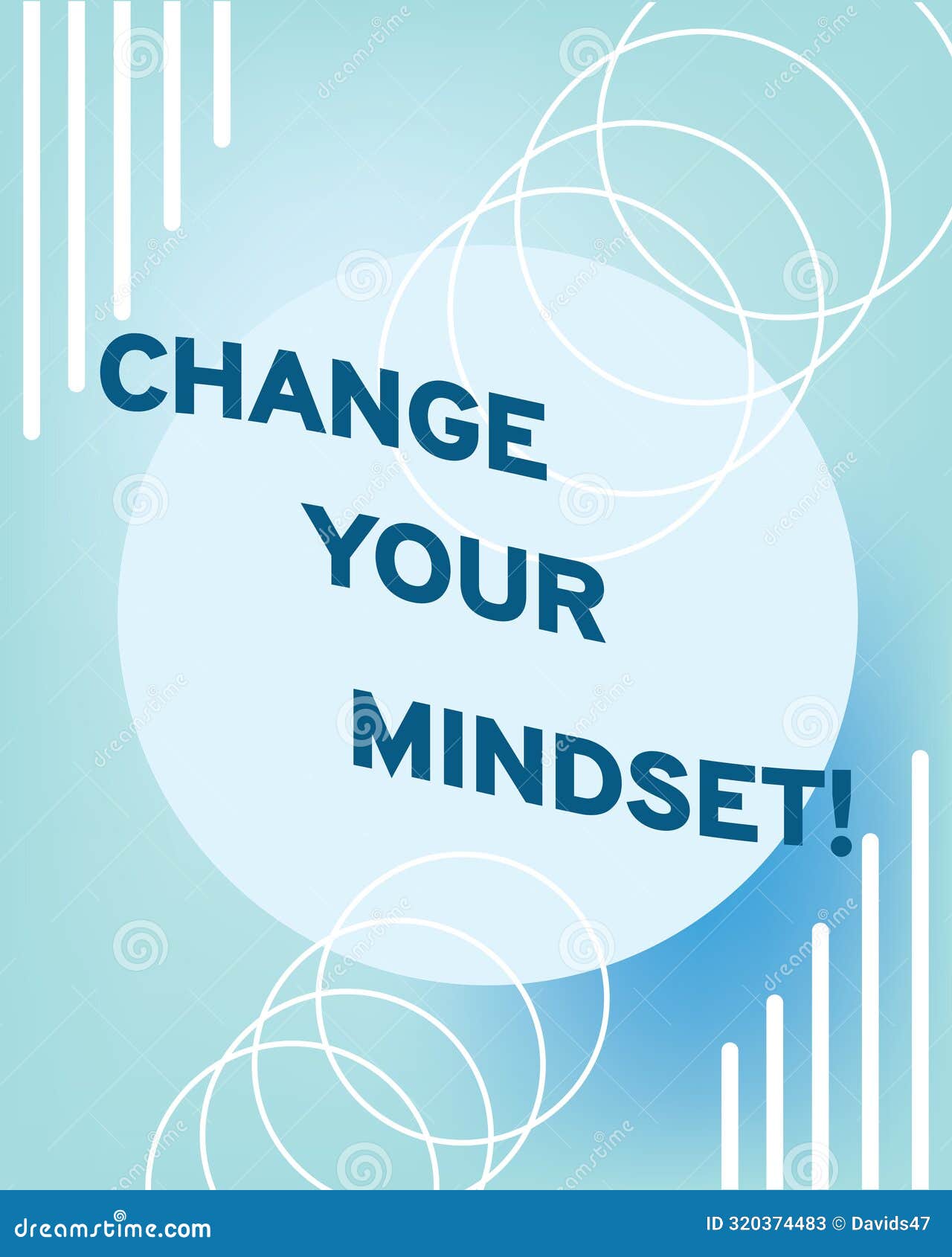 Motivational Card Grainy Gradients Background Vector Stock Vector ...