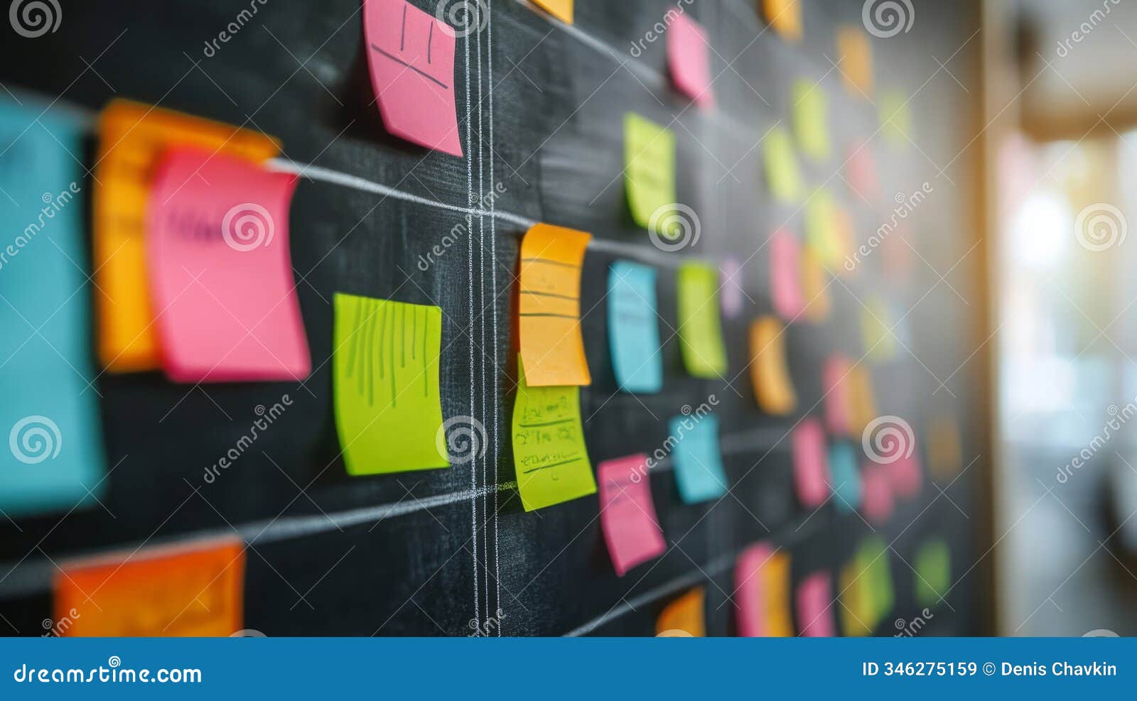 Motivational and Inspiring Sticky Notes Stock Image - Image of adhesive ...