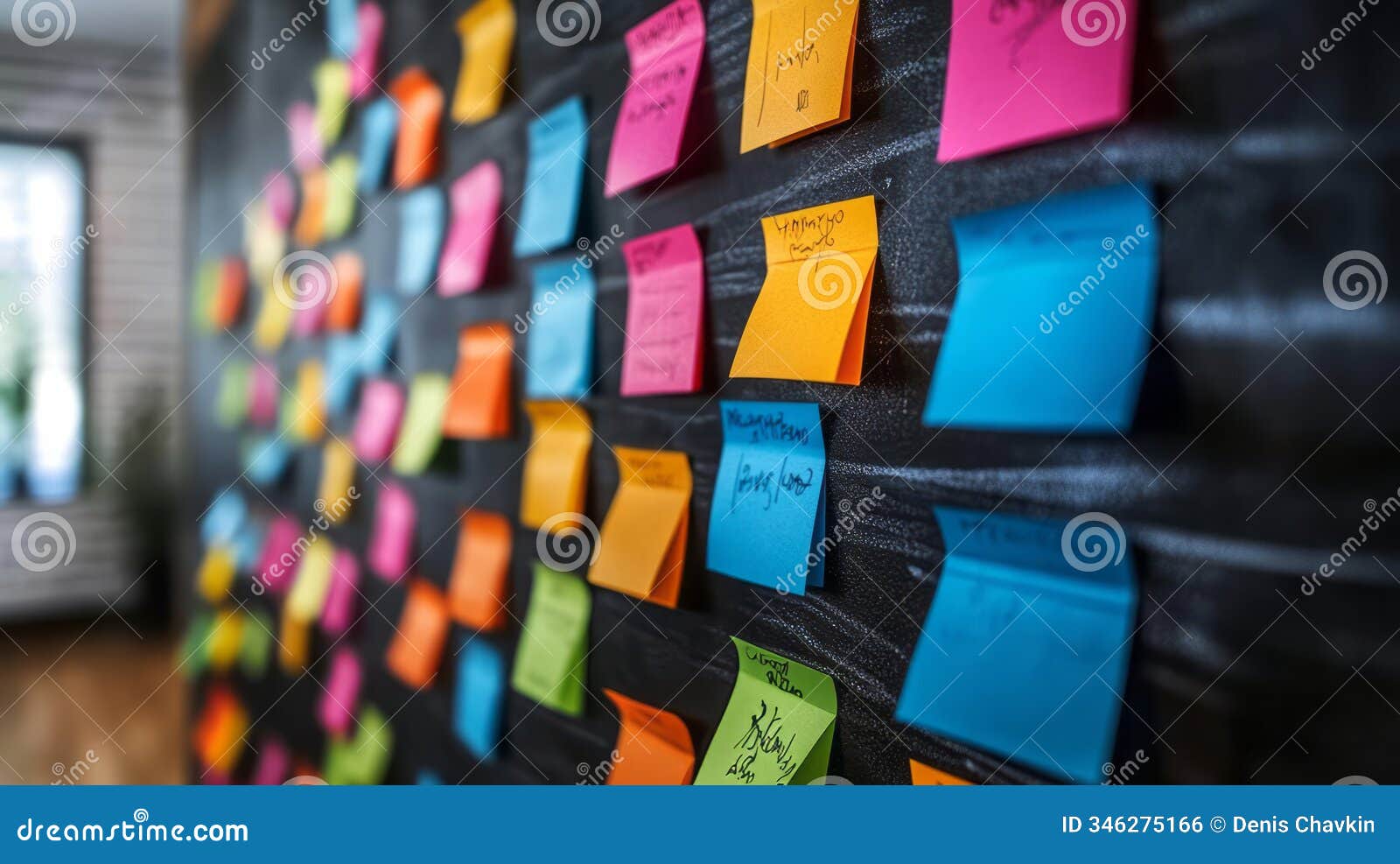 Motivational and Inspiring Sticky Notes Stock Photo - Image of ...