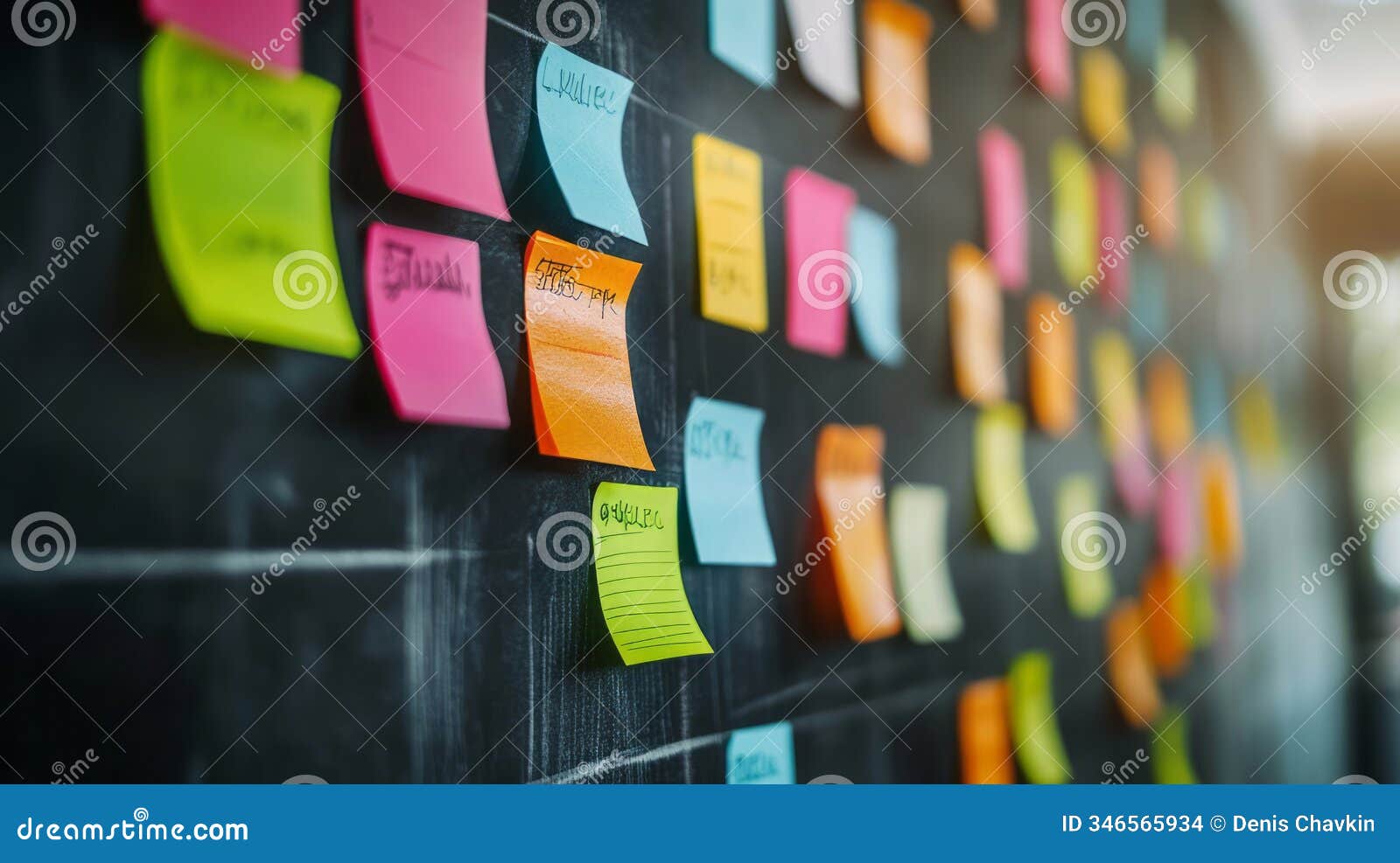 Motivational and Inspiring Sticky Notes Stock Photo - Image of ...