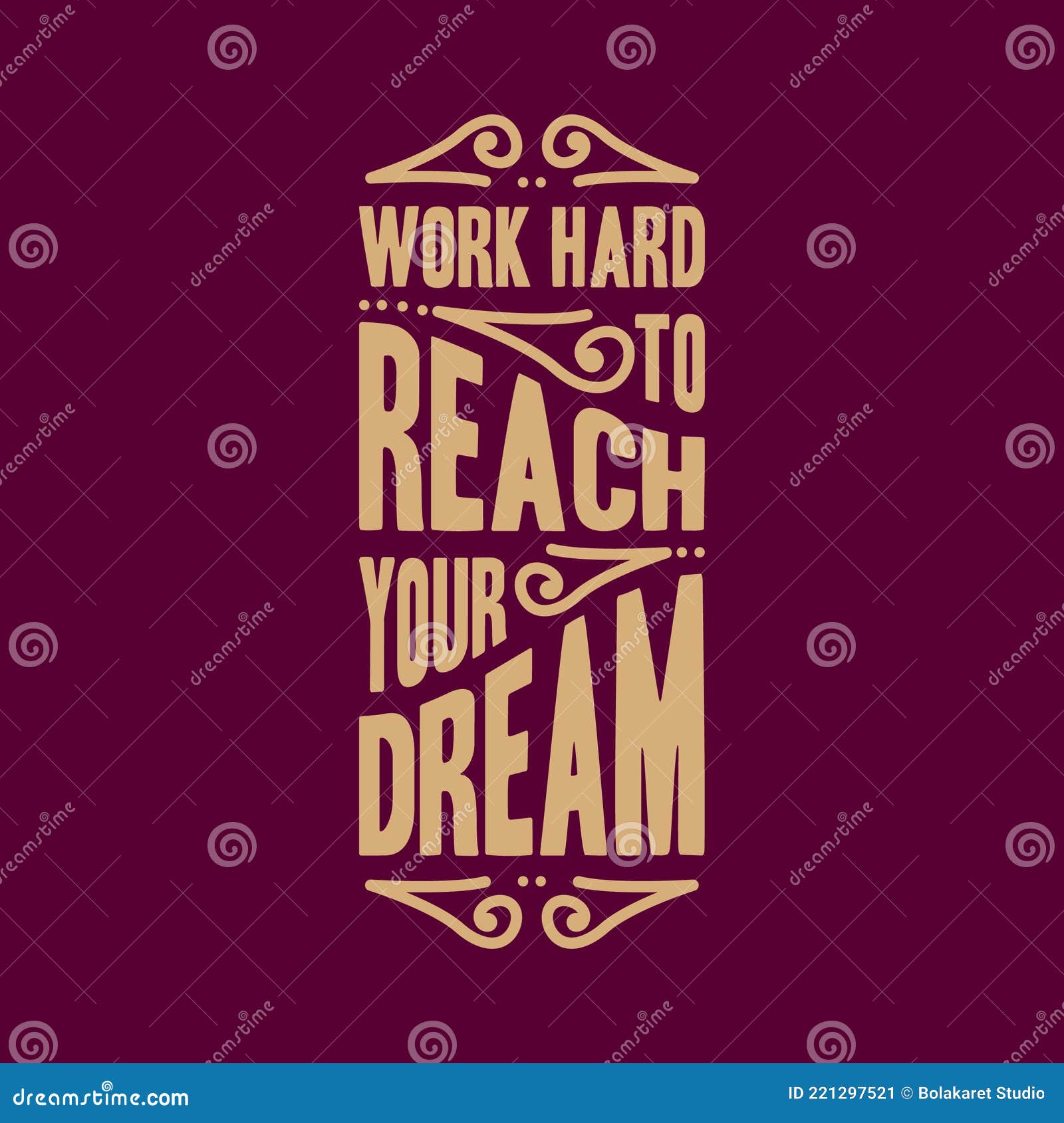 Motivational Lettering Quotes Typography Design. Stock Vector ...