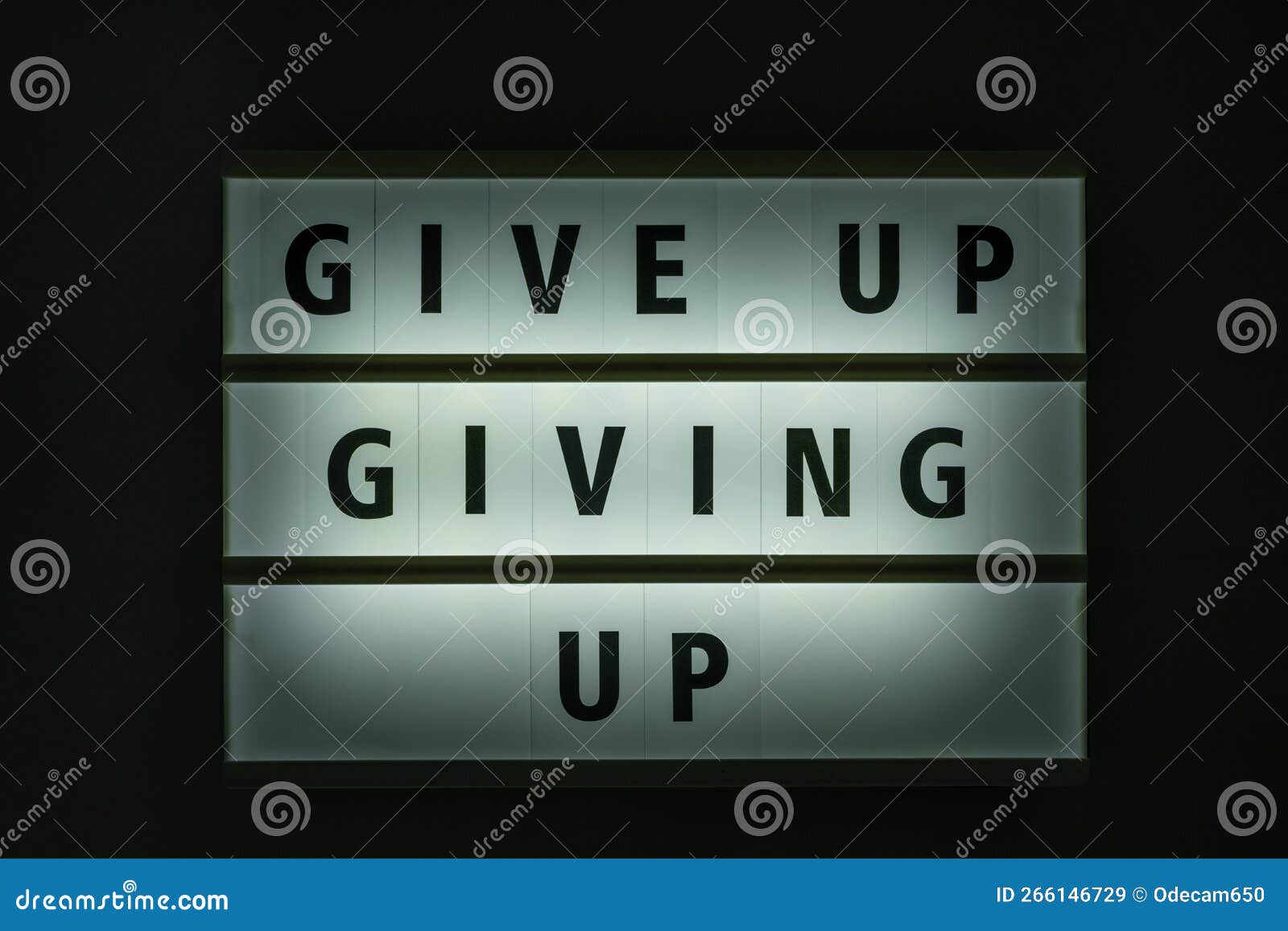 Motivational Message Exercise and Give Up Giving Up Stock Image - Image ...