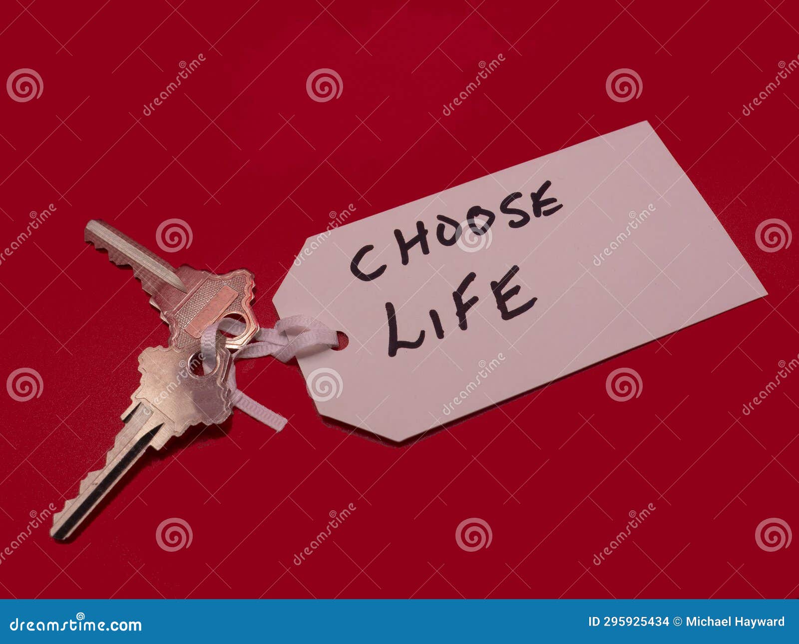 Motivational Message on Keys with Ared Background Stock Illustration ...