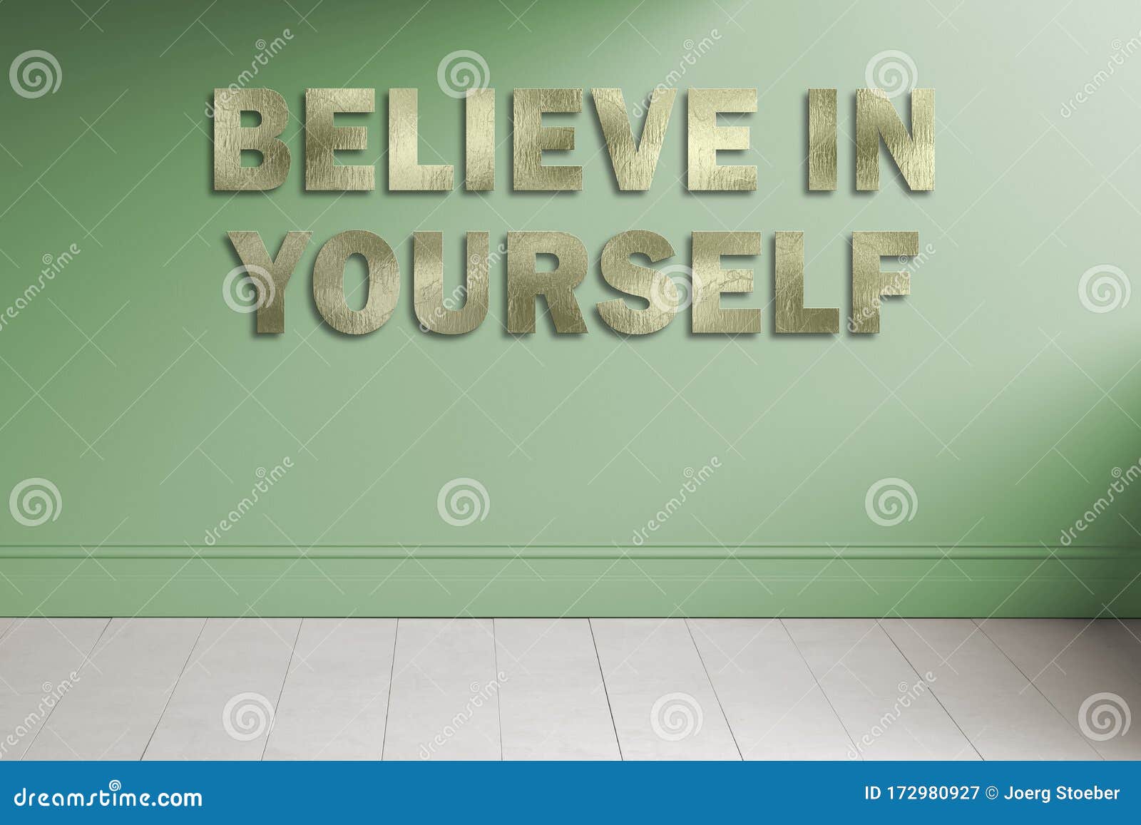 Motivational Message on Wall Stock Image - Image of event, rate: 172980927