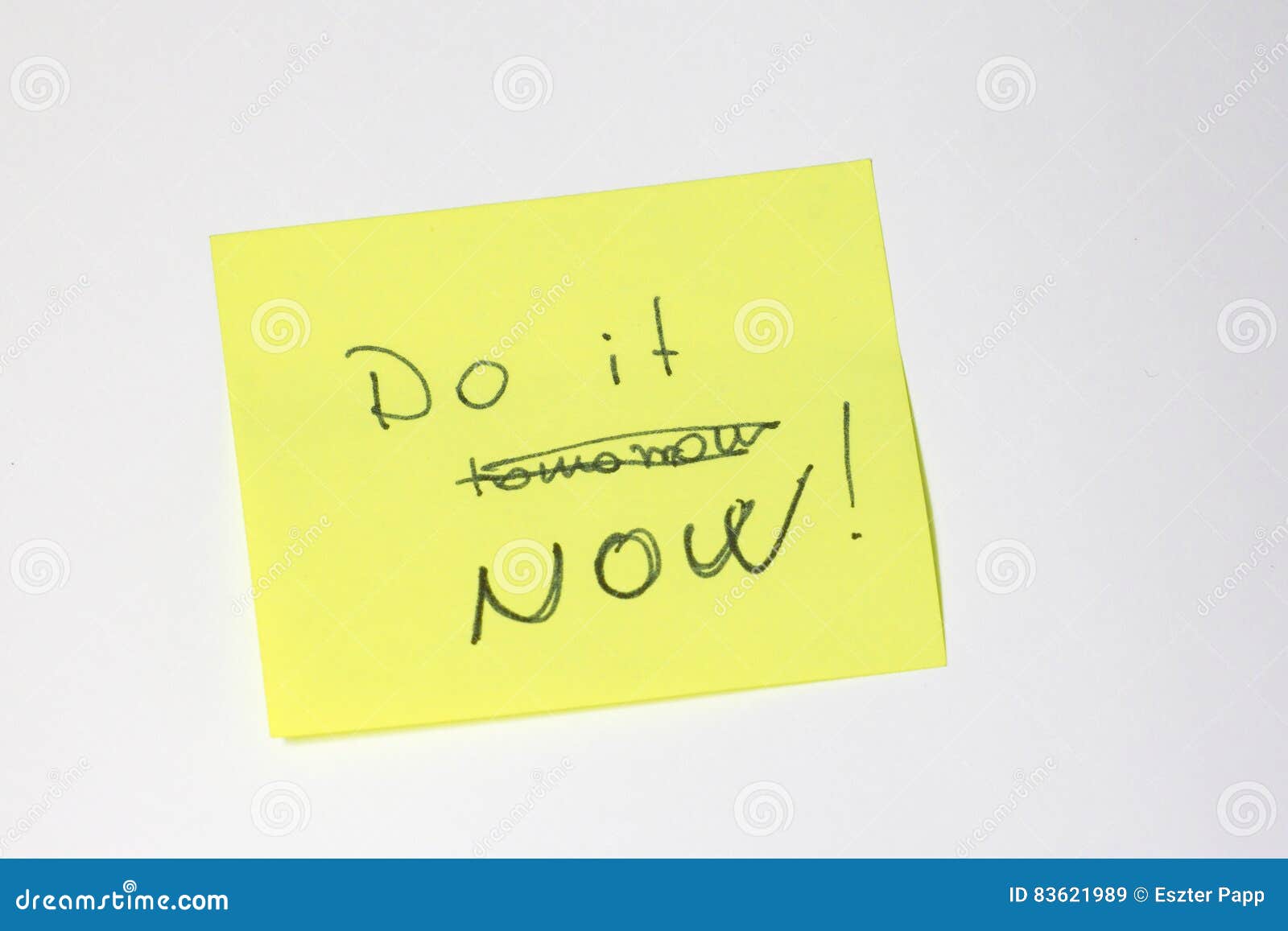 Motivational post-it stock image. Image of motivational - 83621989