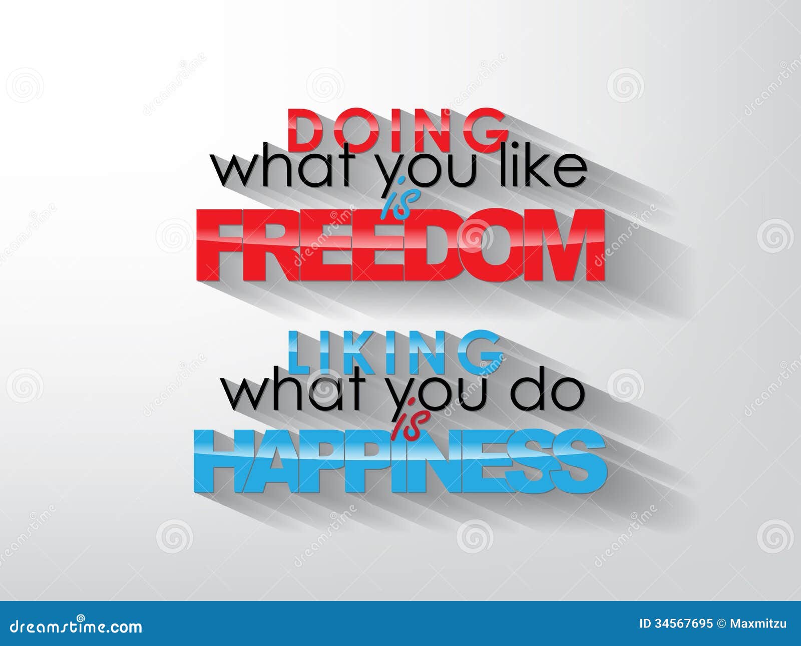 Motivational Poster With Nature Background Vector Illustration ...