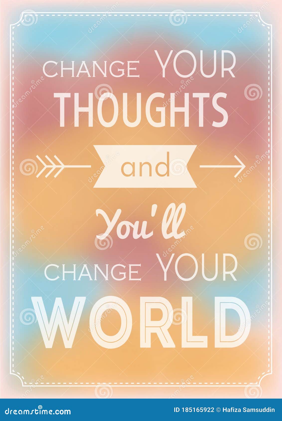 Motivational Quote. Vector Illustration Decorative Design Stock Vector ...