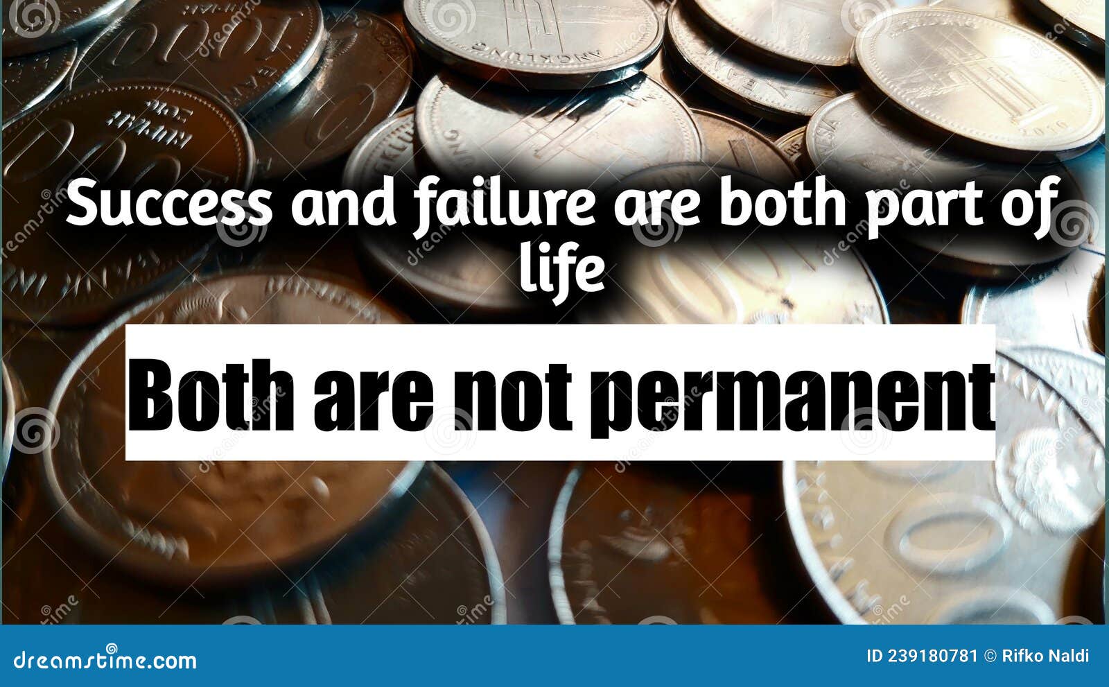 Motivational Quotes To Improve Attitude Stock Image - Image of ...