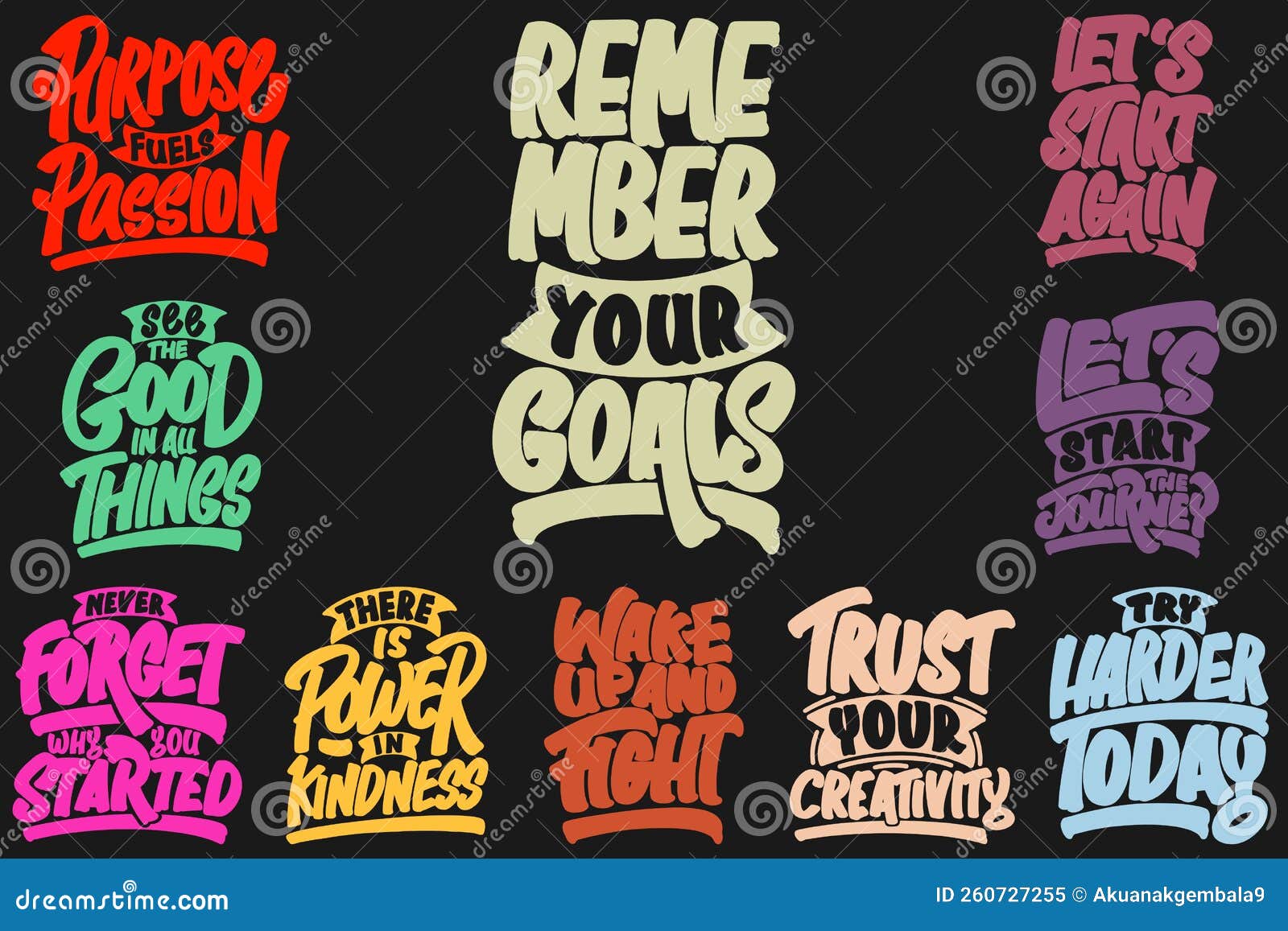 MOTIVATIONAL TYPOGRAPHY QUOTES BUNDLE VOL. 16 Stock Vector ...