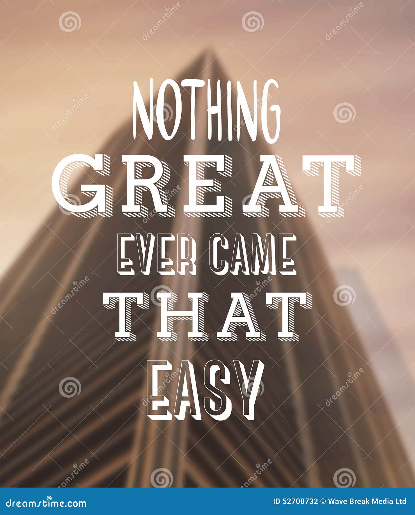 Motivational Vector with Text Stock Vector - Illustration of digital ...