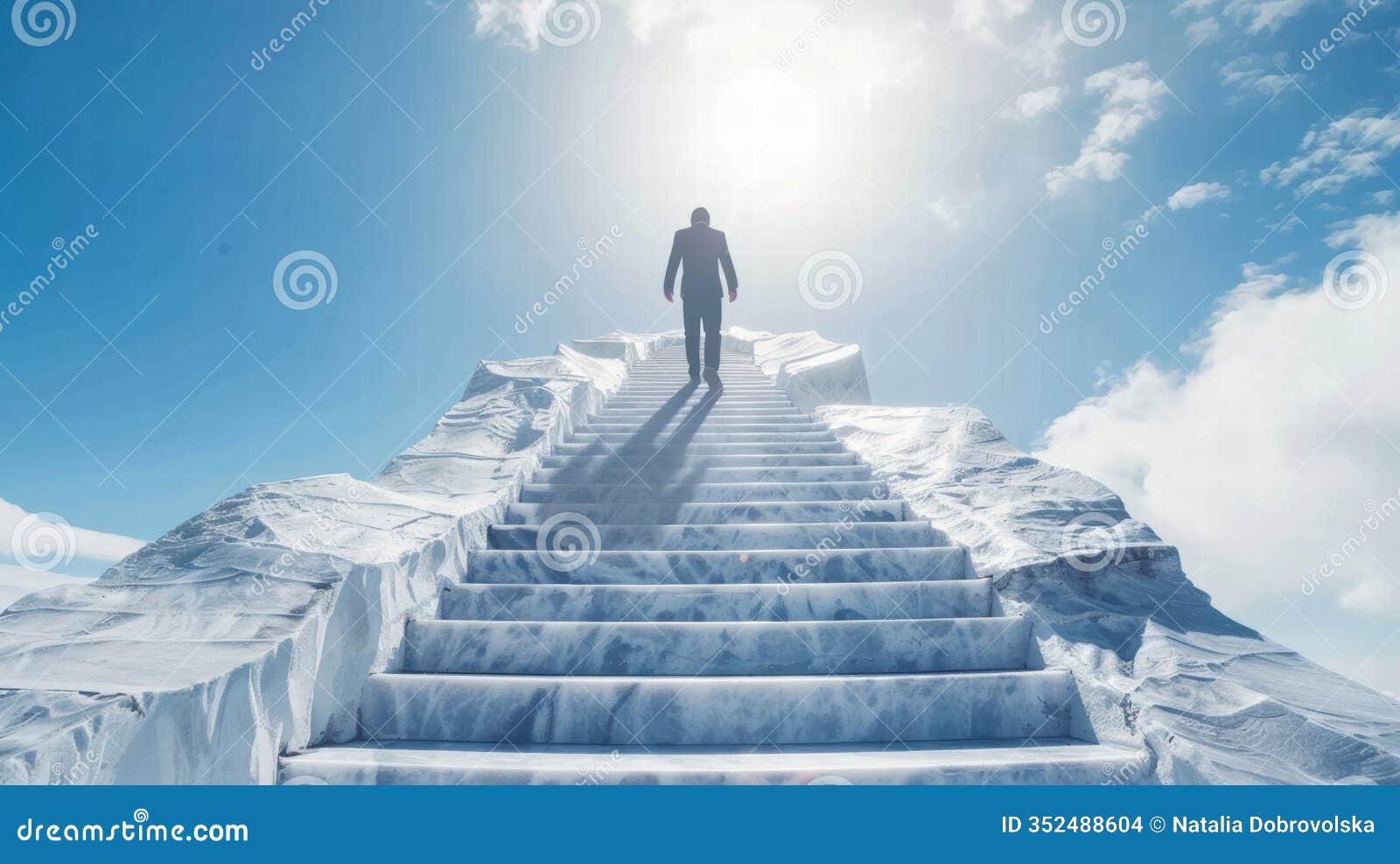 Motivational Visual Reflecting the Courage and Focus Needed To Achieve ...