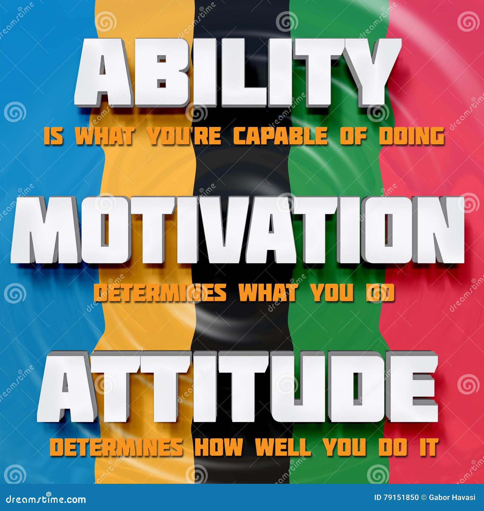 Motivational Words For On White Background. Royalty-Free Stock Photo ...