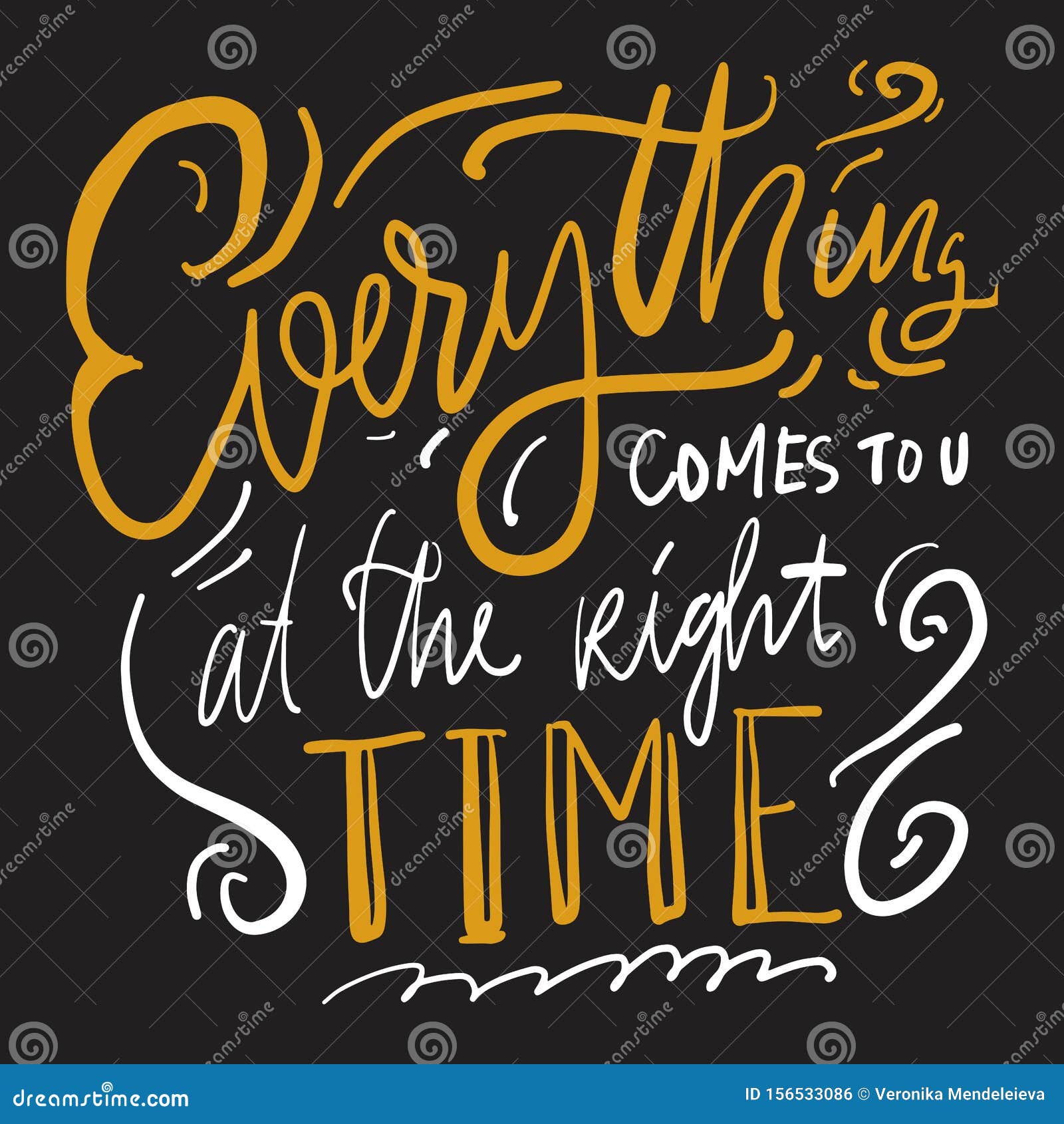 Inspirational Quote for Your Design. Stock Vector - Illustration of ...