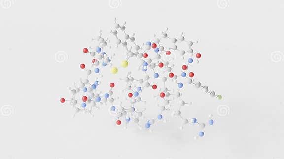 Motixafortide Molecule 3d, Molecular Structure, Ball and Stick Model ...