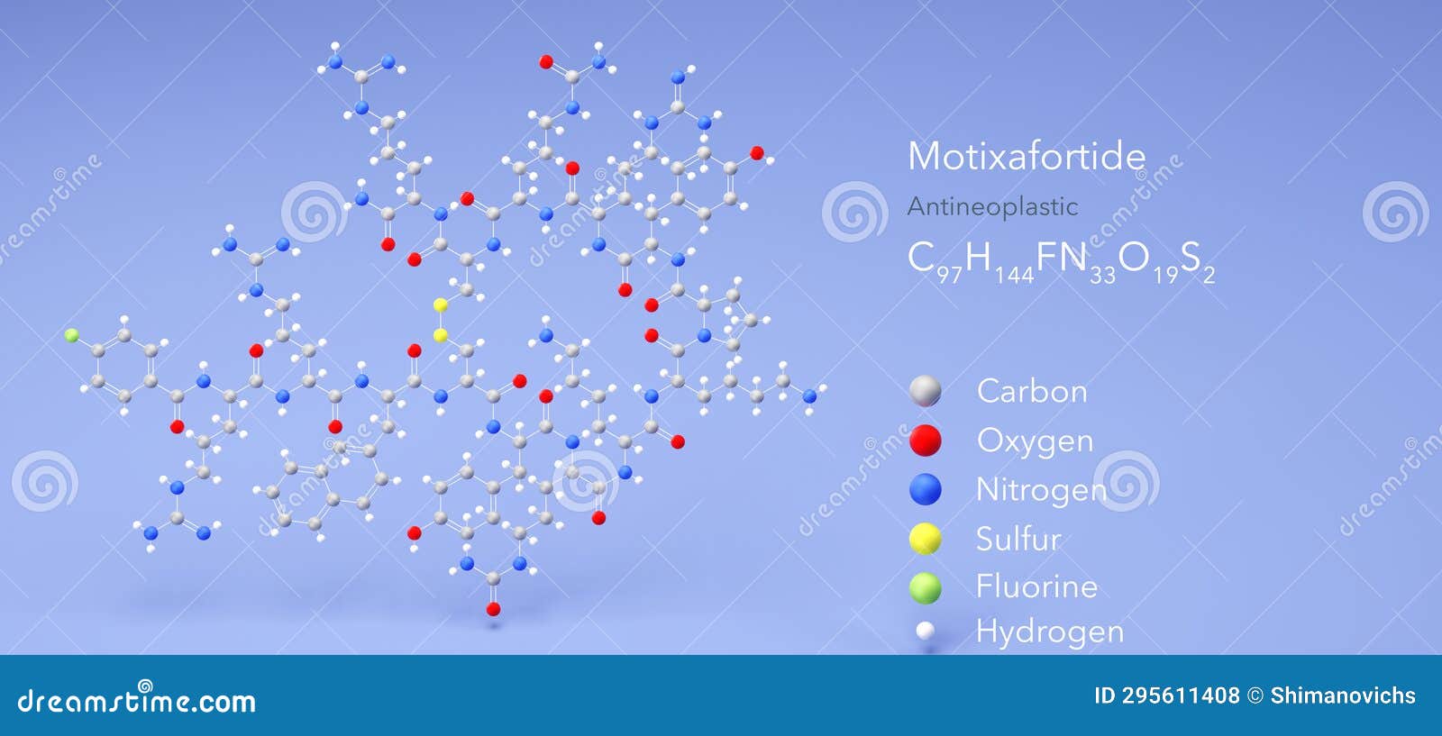 Motixafortide Molecule, Molecular Structures, Antineoplastic, 3d Model ...