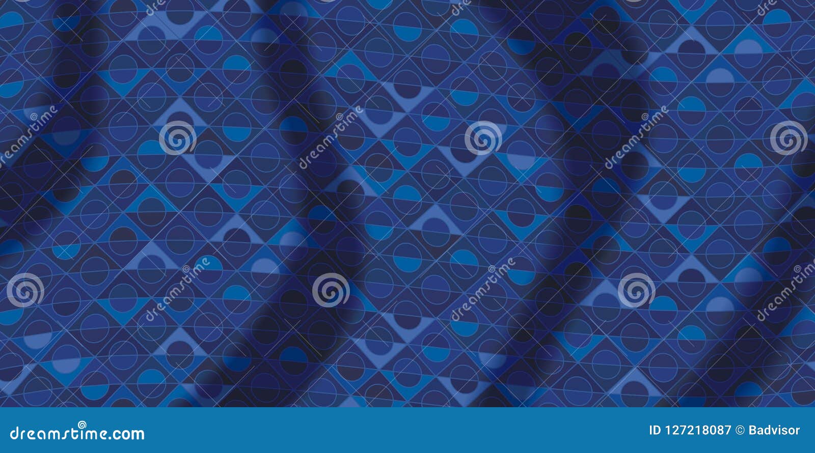 Motley Pattern, Blue Background Stock Vector - Illustration of print ...