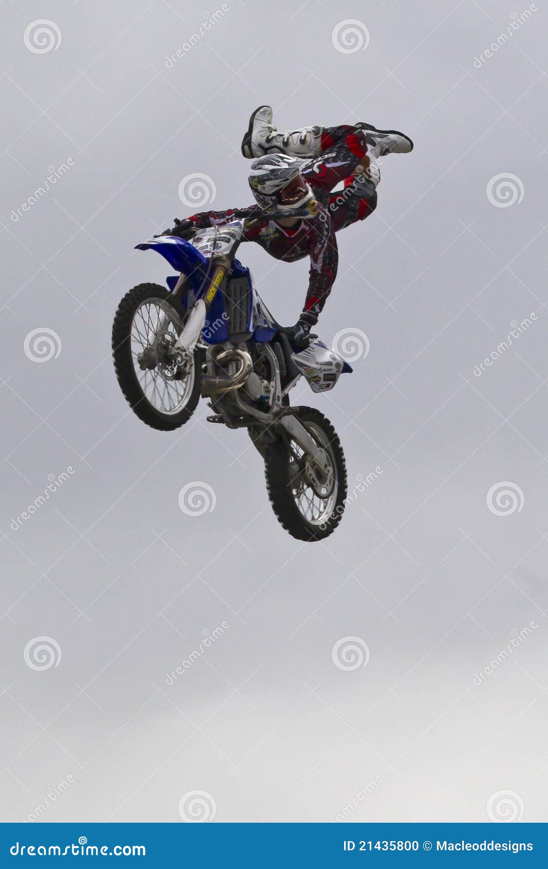 Moto Cross Dirt Biker Performs Trick Editorial Image - Image of jump ...