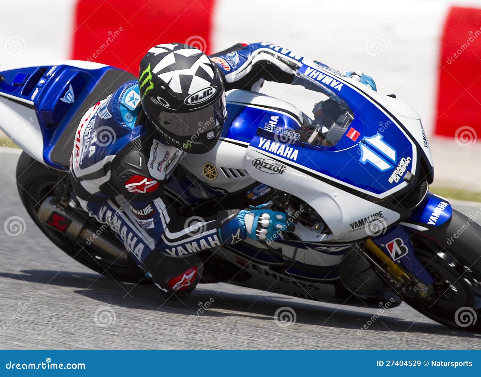 Moto GP Racing - Ben Spies editorial stock image. Image of catalonia ...