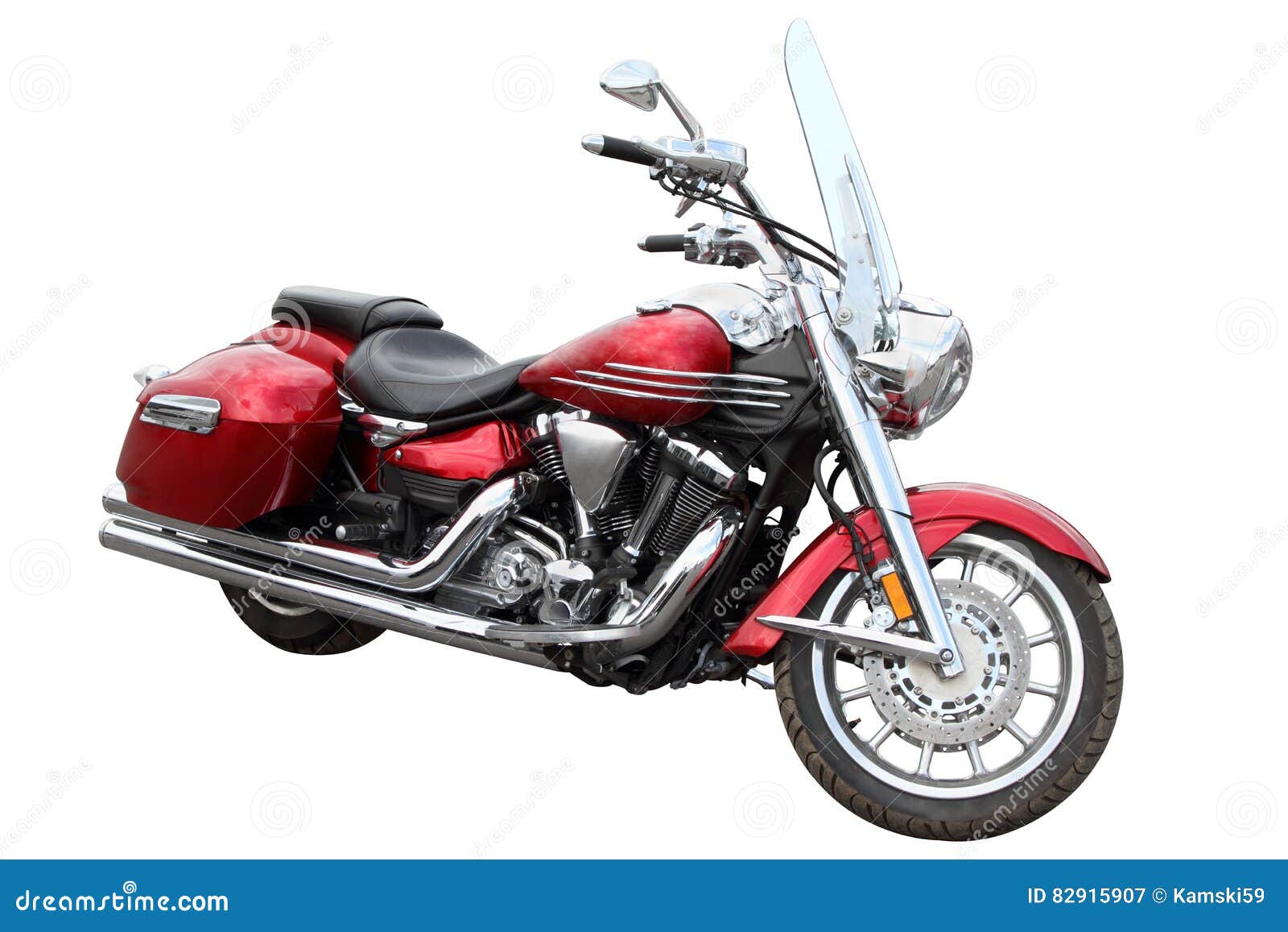 Moto rouge moderne image stock. Image du rouge, blanc - 82915907