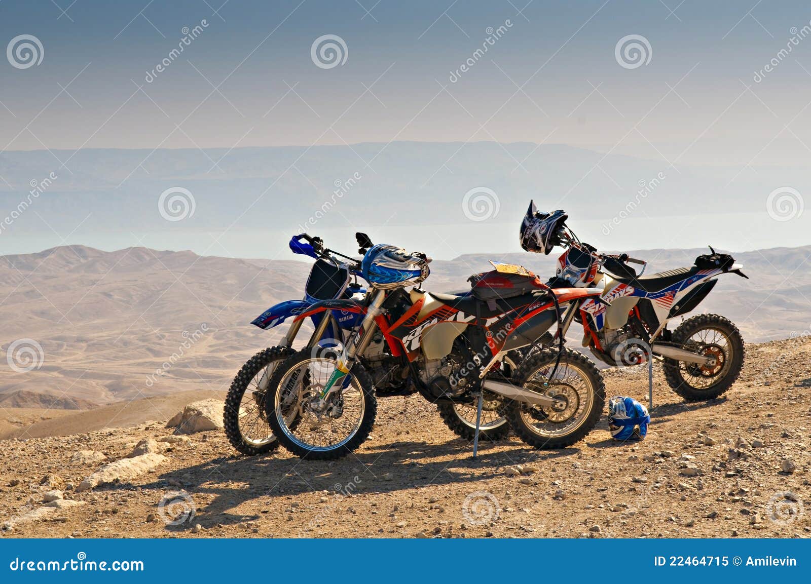 Motocicli del deserto immagine editoriale. Immagine di motociclo - 22464715