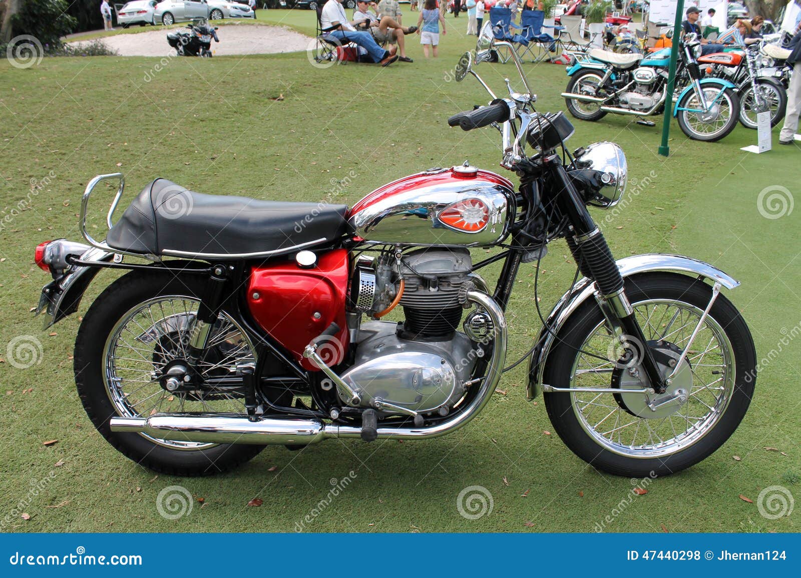 Motociclo Classico Di Britannici Vincent Fotografia Stock Editoriale ...