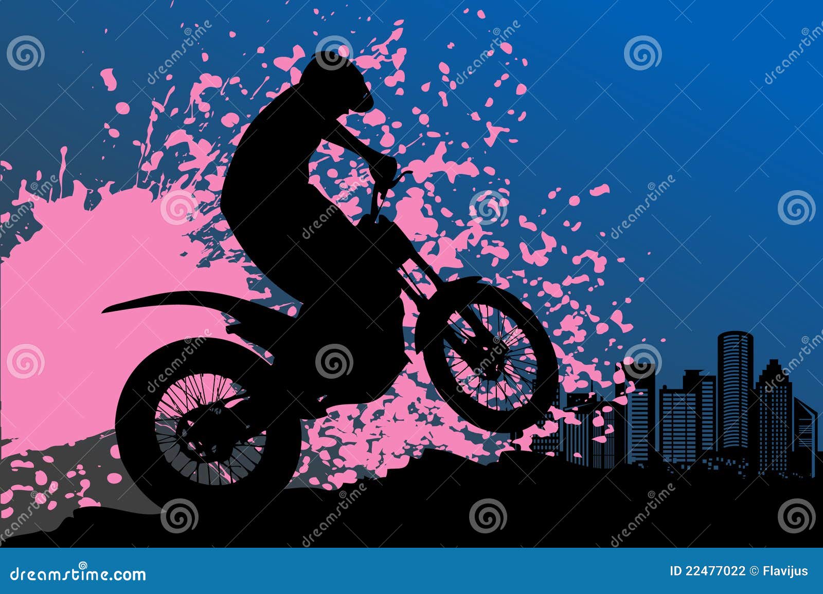 Motocross background stock vector. Illustration of motorcycle - 22477022