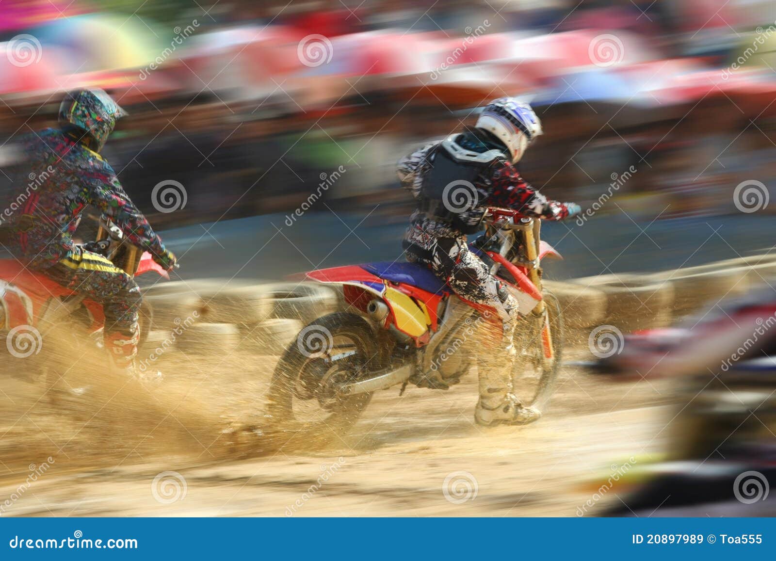 Motocross Bikes Racing Speed Stock Image - Image of adrenalin, event ...