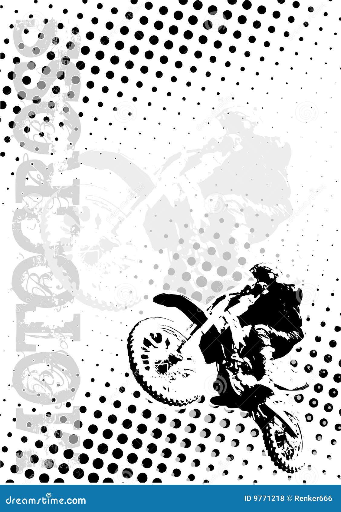 Motocross Dots Poster Background Stock Vector - Illustration of dust ...