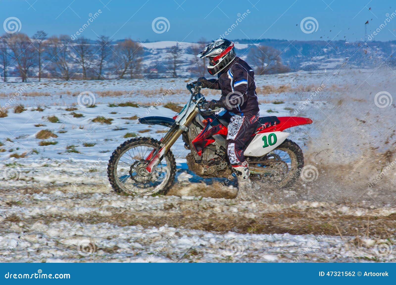 Motocross driver stock photo. Image of hill, form, motorcycle - 47321562