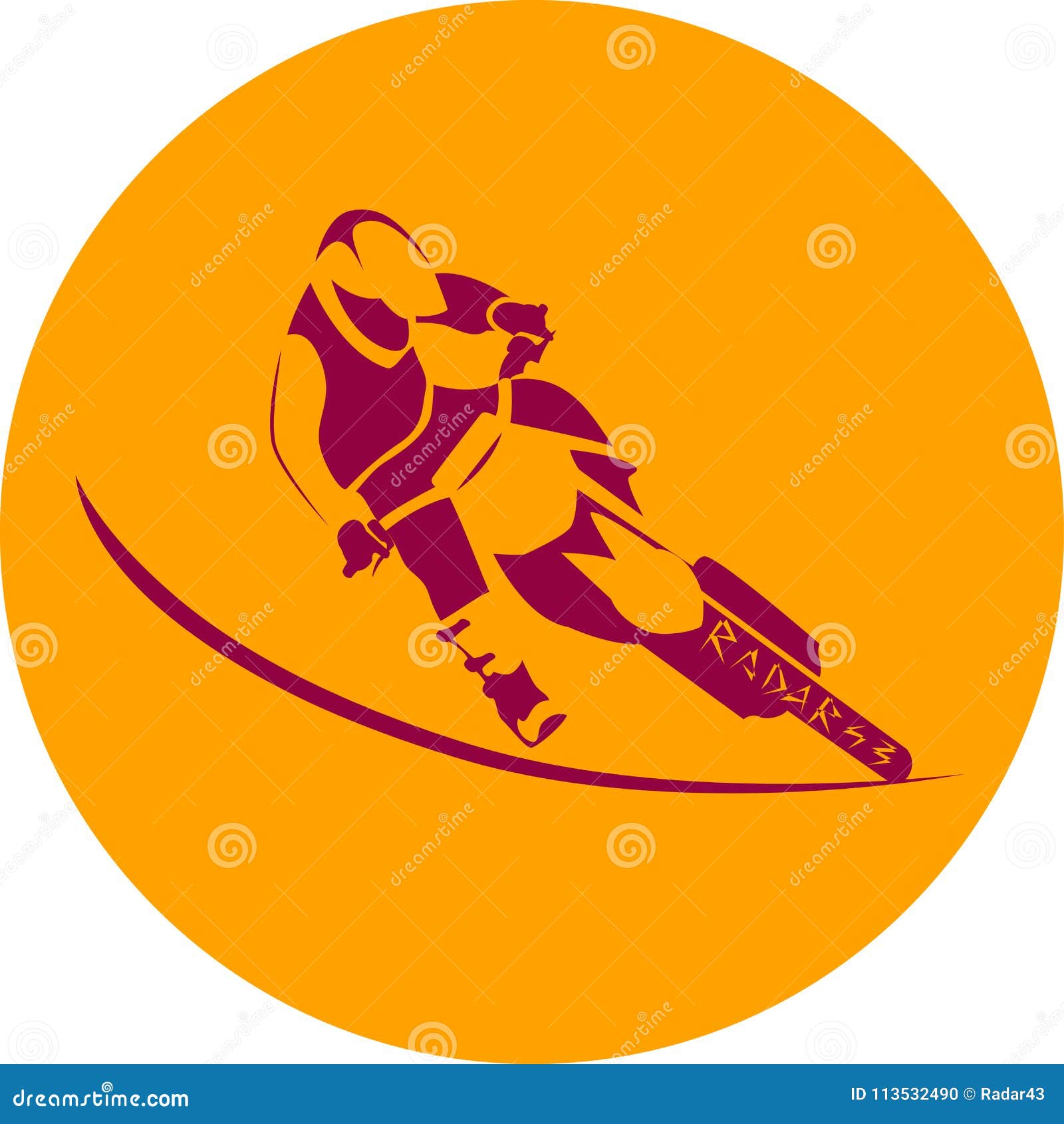 Motocross Enduro Background Vector Illustration | CartoonDealer.com ...