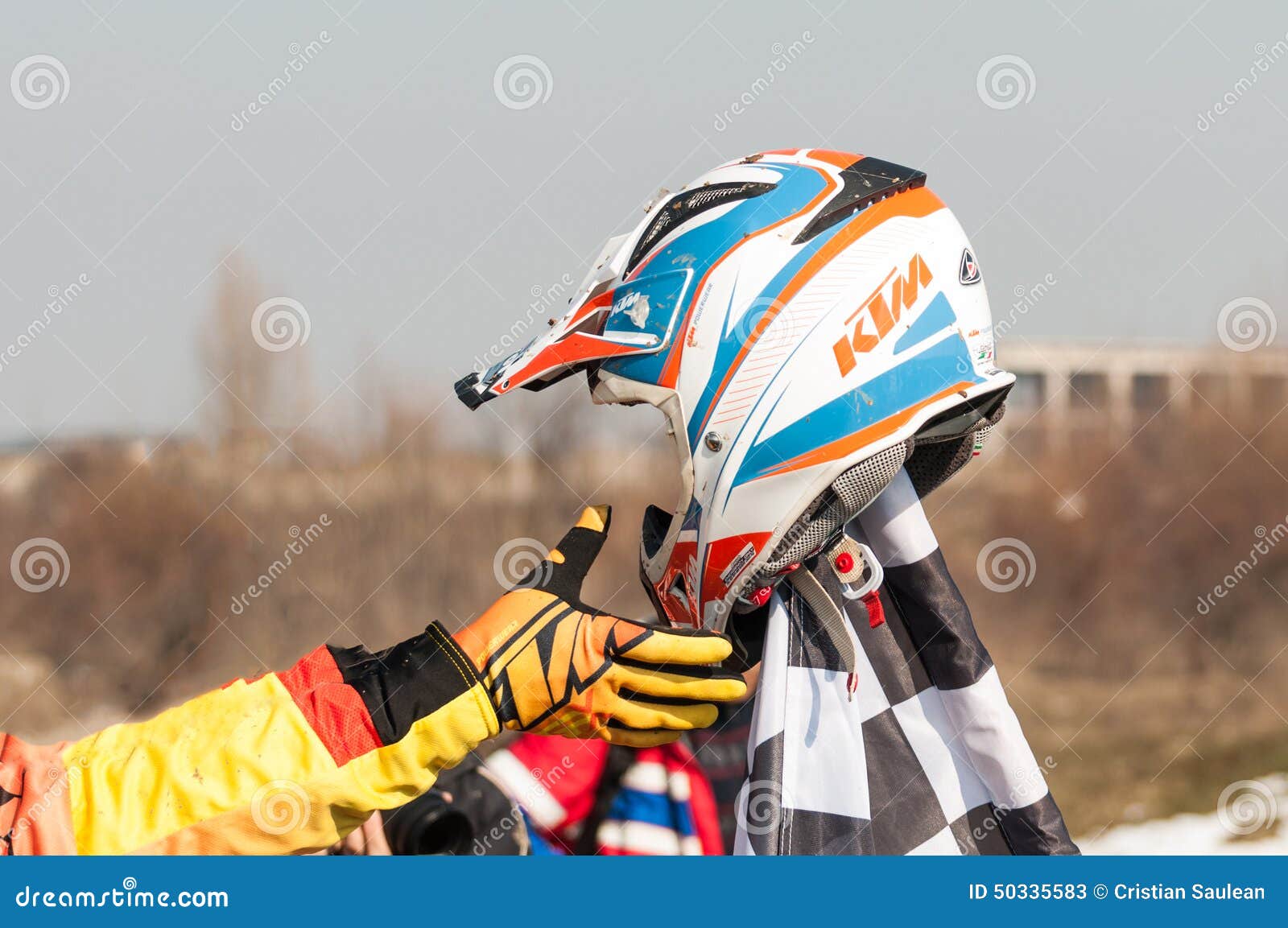 Motocross helmet editorial stock photo. Image of climbing - 50335583