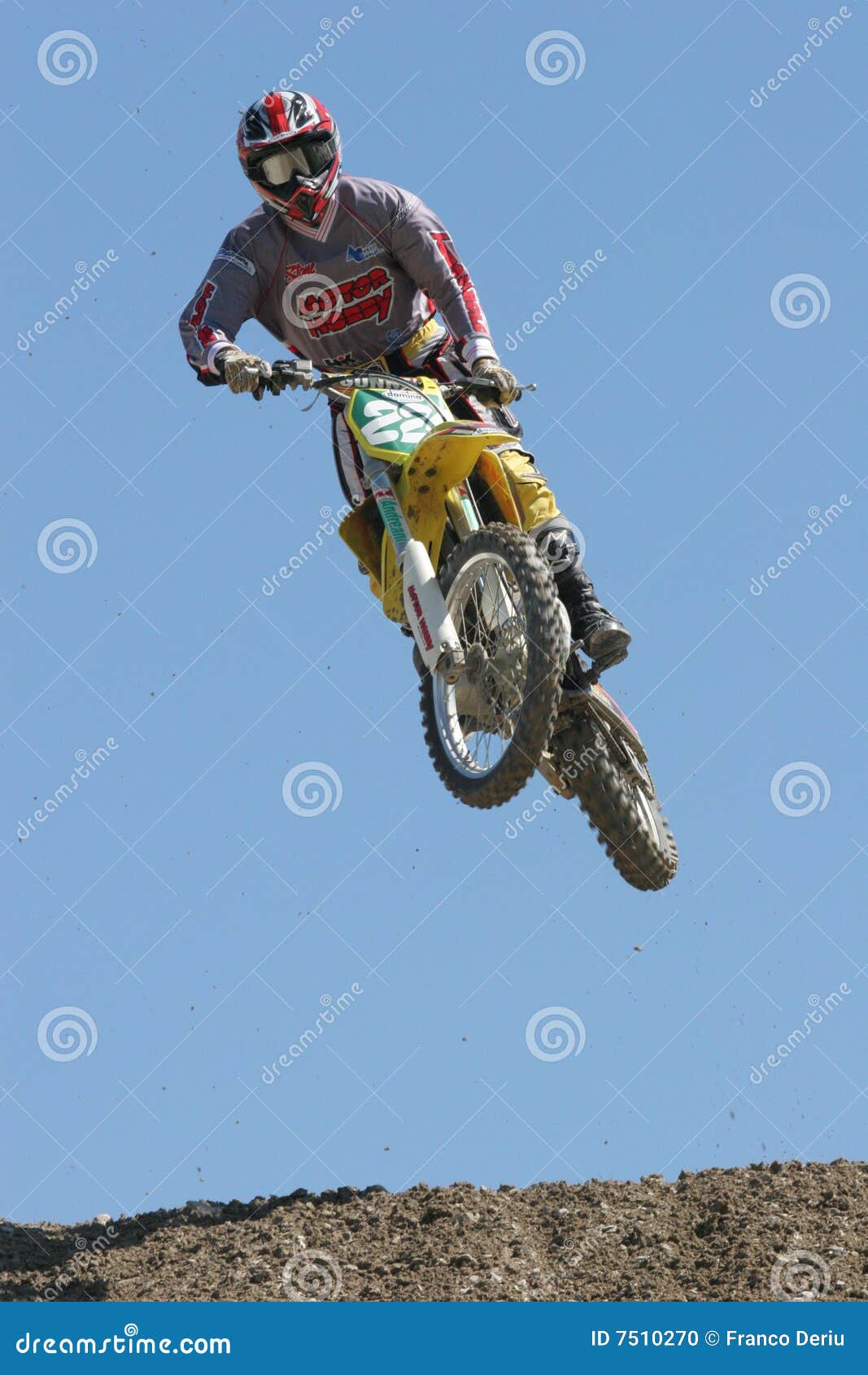 MOTOCROSS JUMP editorial image. Image of freedom, freeride - 7510270