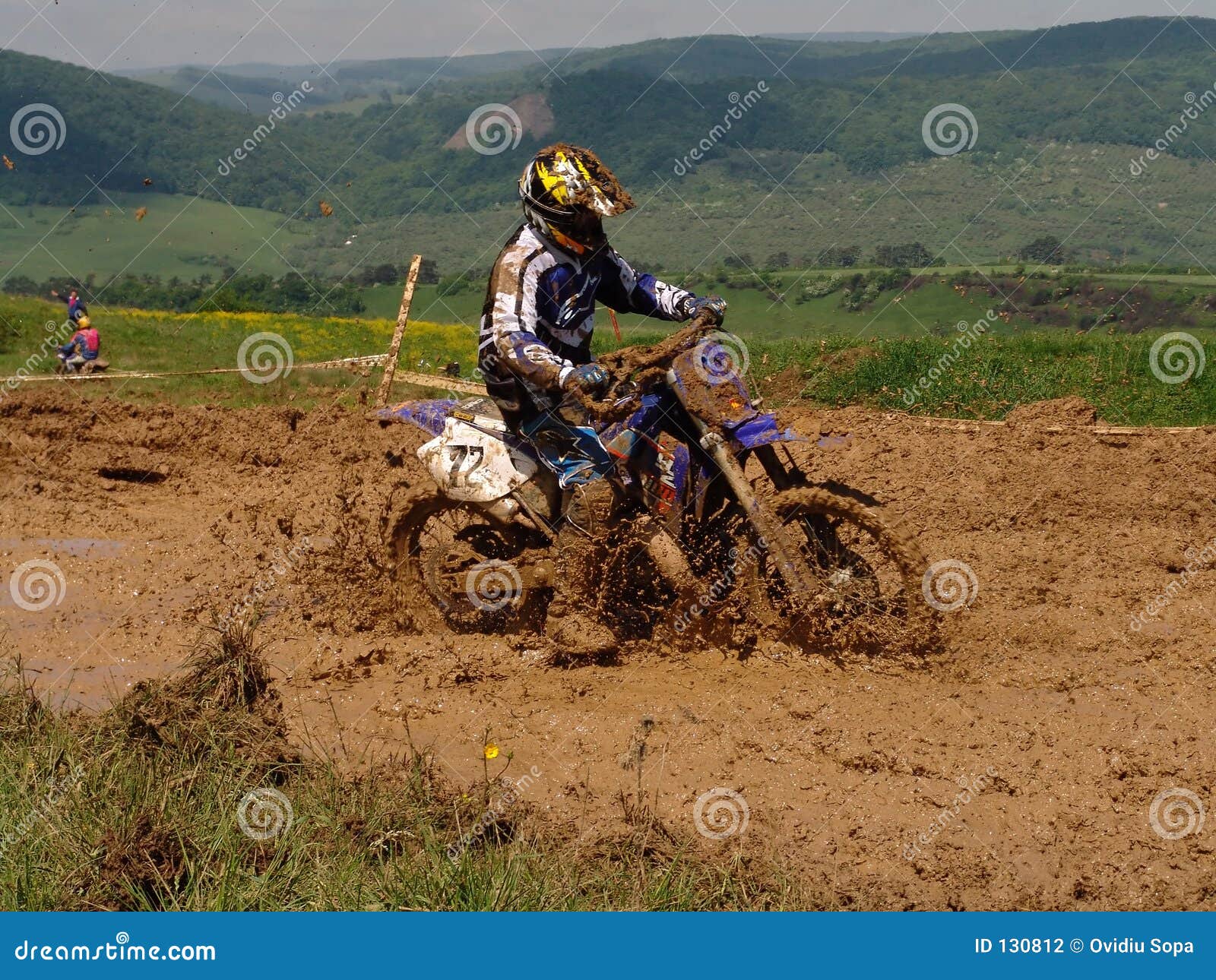 Motocross Rider Royalty-Free Stock Image | CartoonDealer.com #11457154