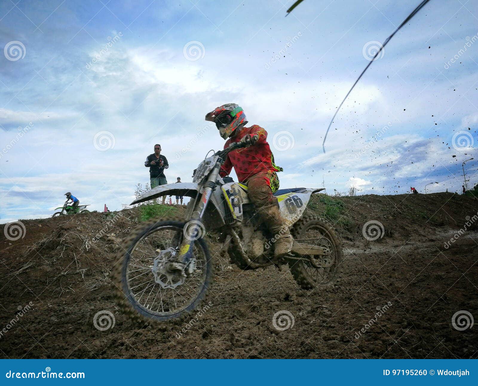 Motocross Rider editorial image. Image of dirt, enduro - 97195260