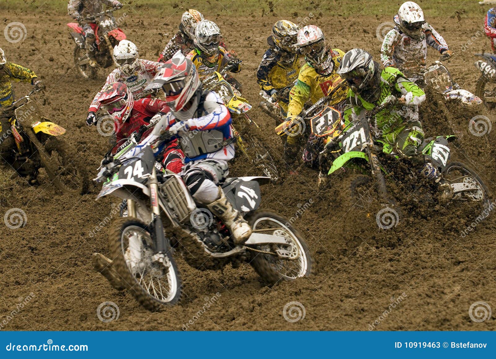 Motocross start editorial stock photo. Image of race - 10919463