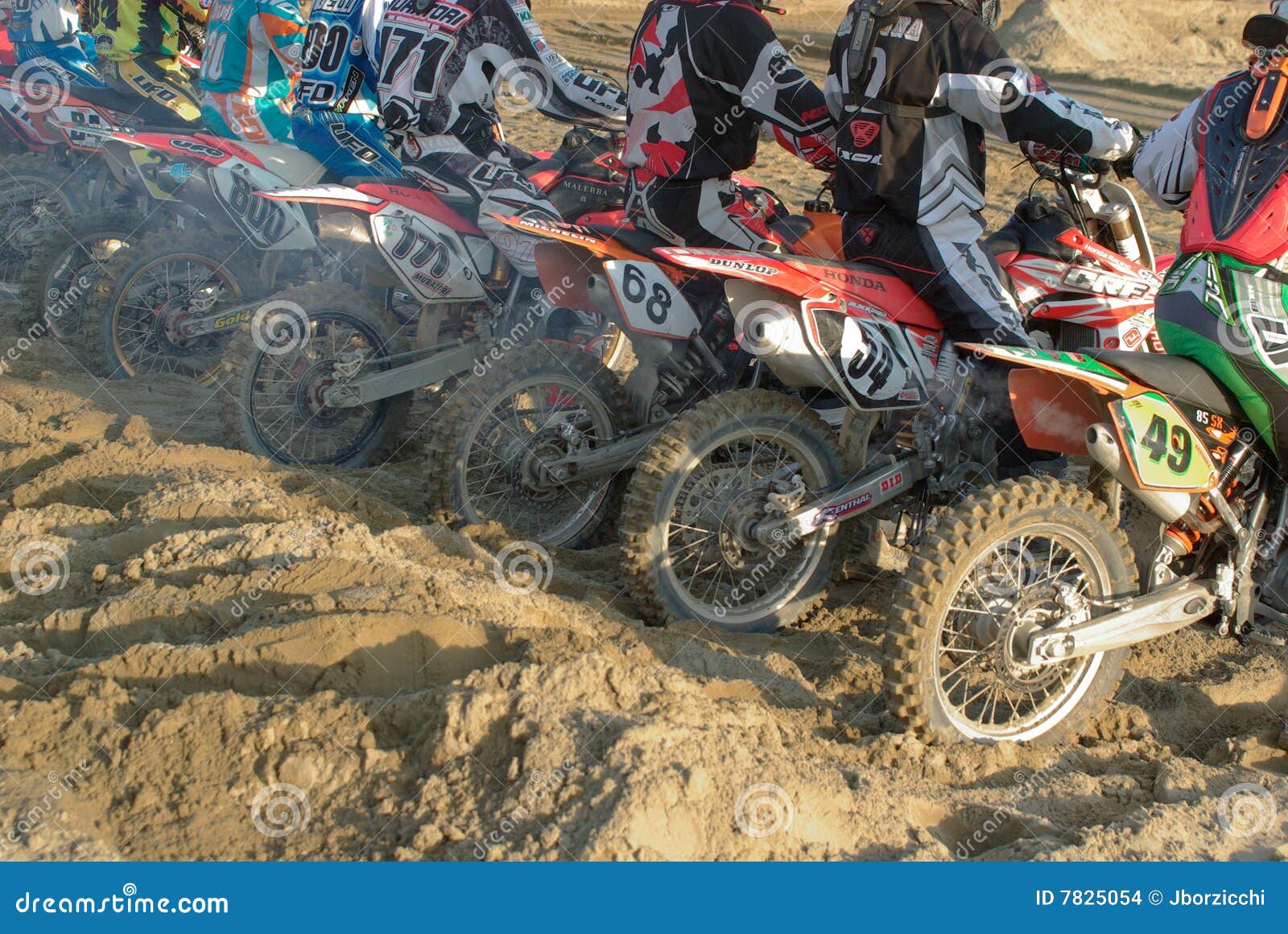 Motocross Start editorial stock image. Image of motorcross - 7825054